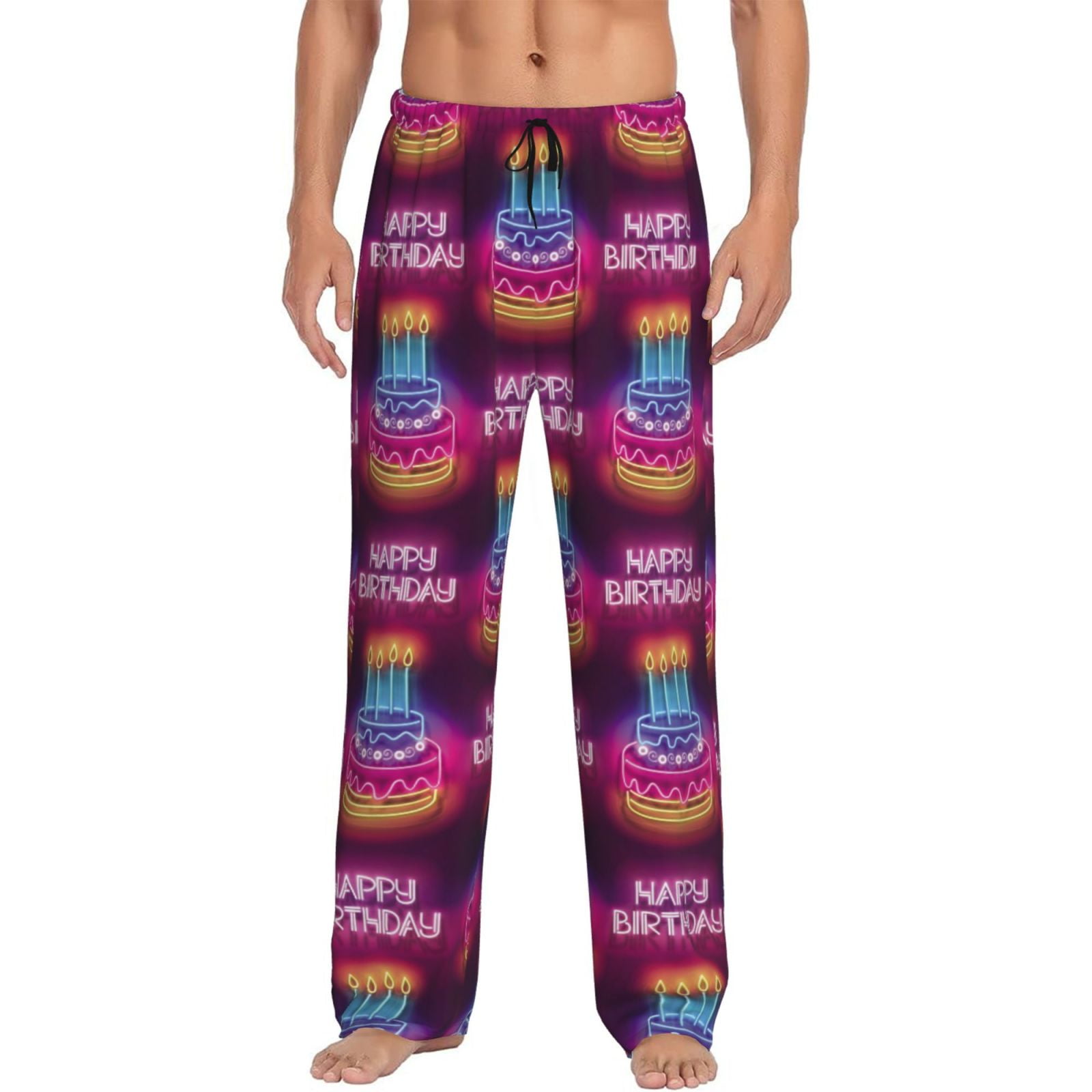 Mens Pajama Pants - Soft Sleep & Lounge Pants for Men, bar Light Bulb ...