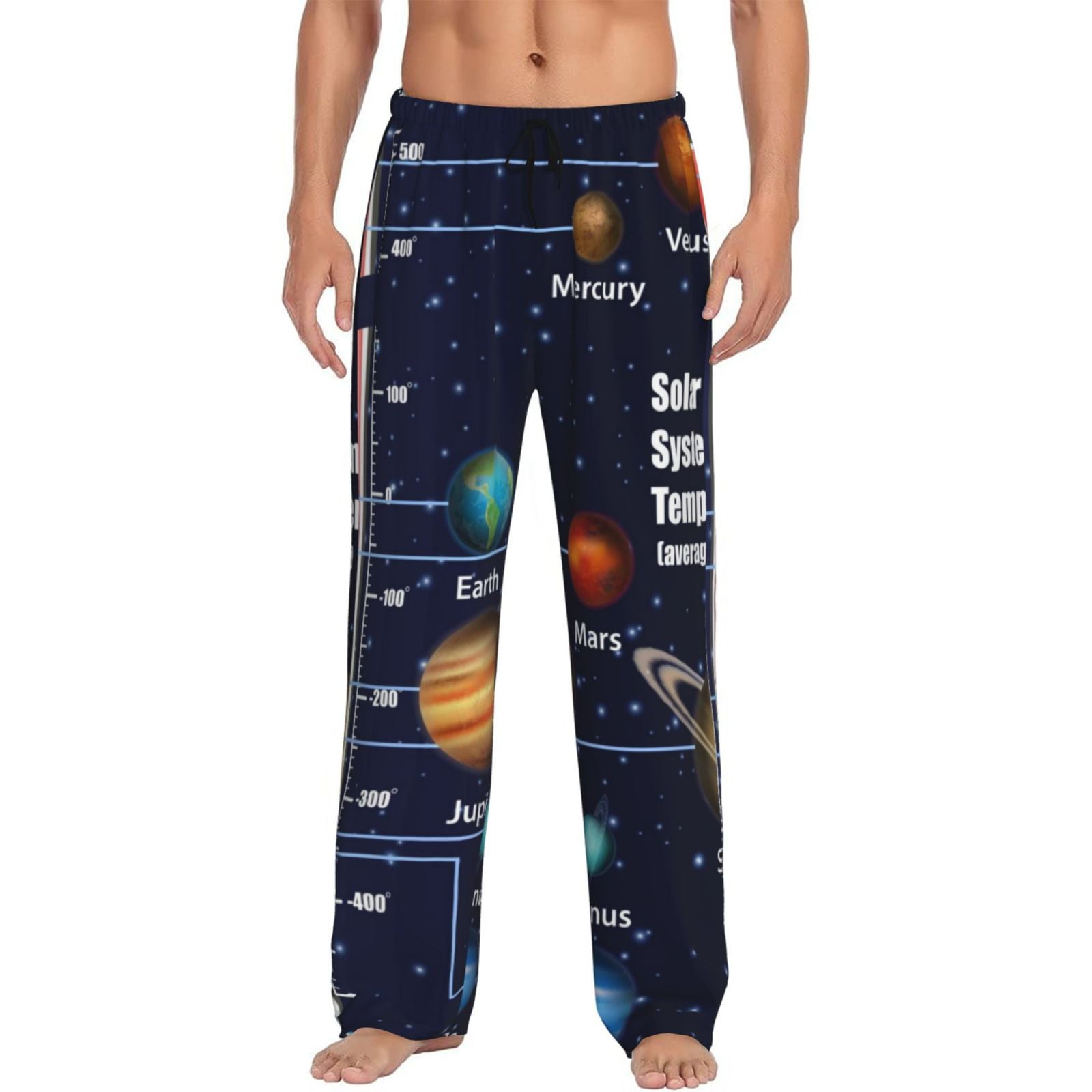 Mens Pajama Pants, Solar System Temperatures Diagram Lounge Pj Pants ...