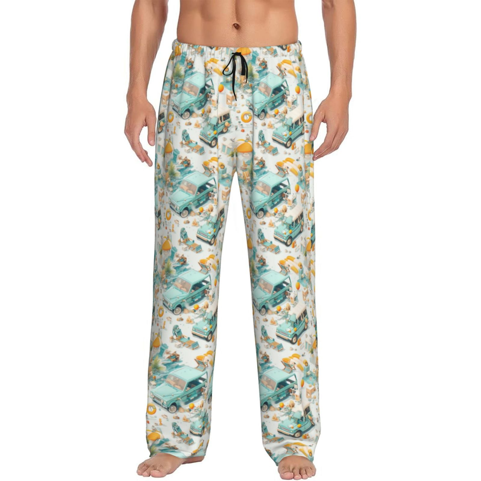 Mens Pajama Pants, Travel Suv Rv Camping Lounge Pj Pants With ...