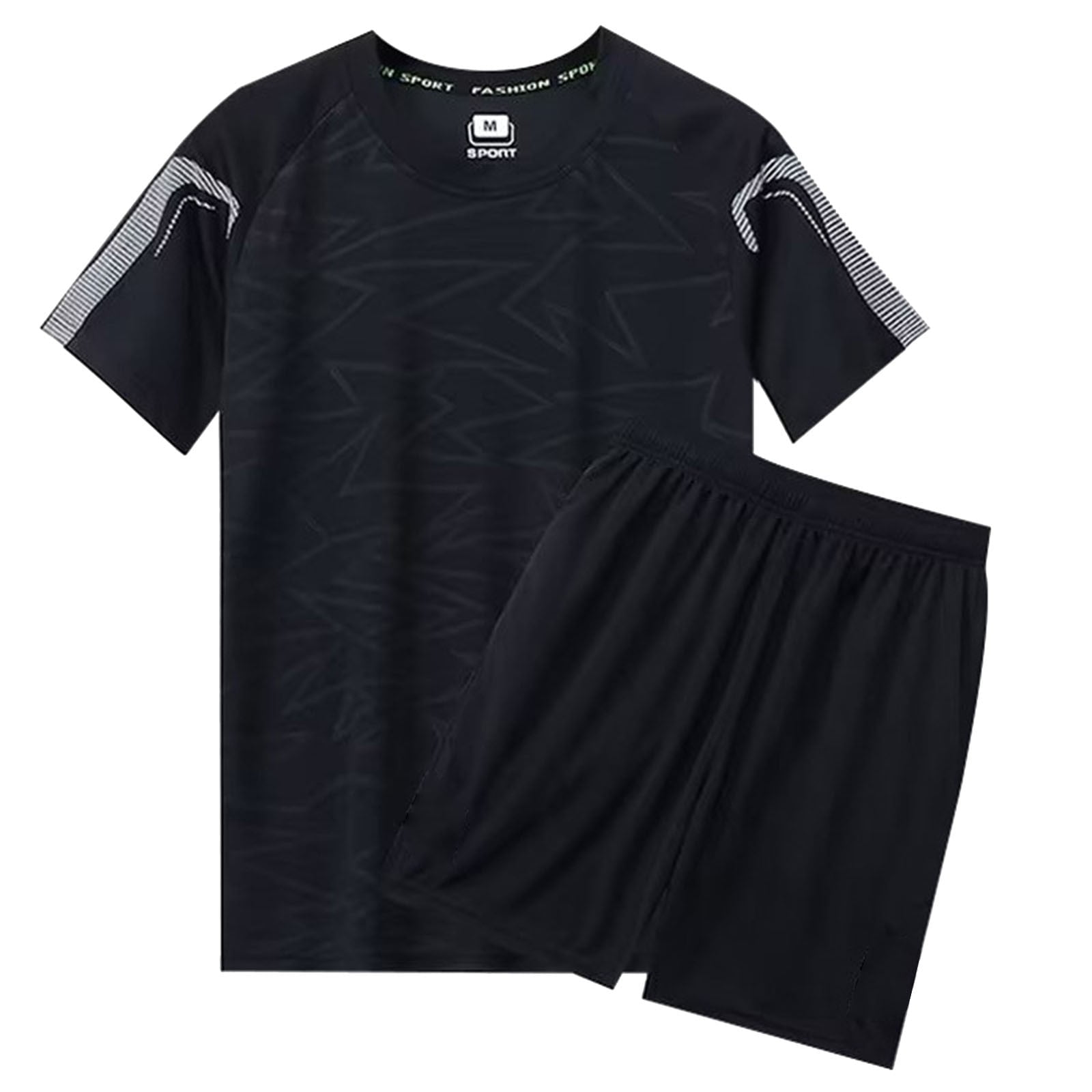 Mens Pajama Sets Summer Outdoor Sports Quick Drying Short Sleeved ...