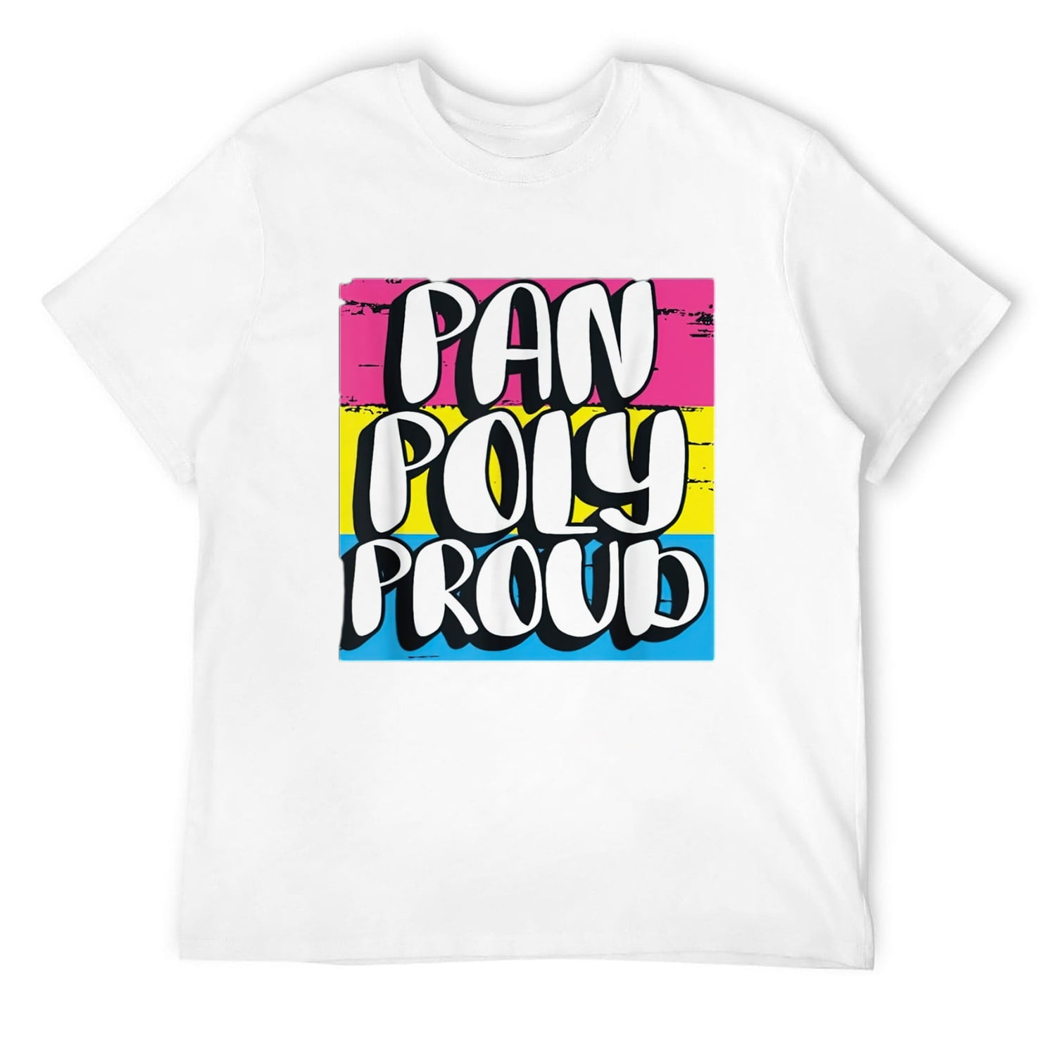 Mens Pan Poly Proud Pansexual Polyamory Pride Lgbtq Supporter T-Shirt ...