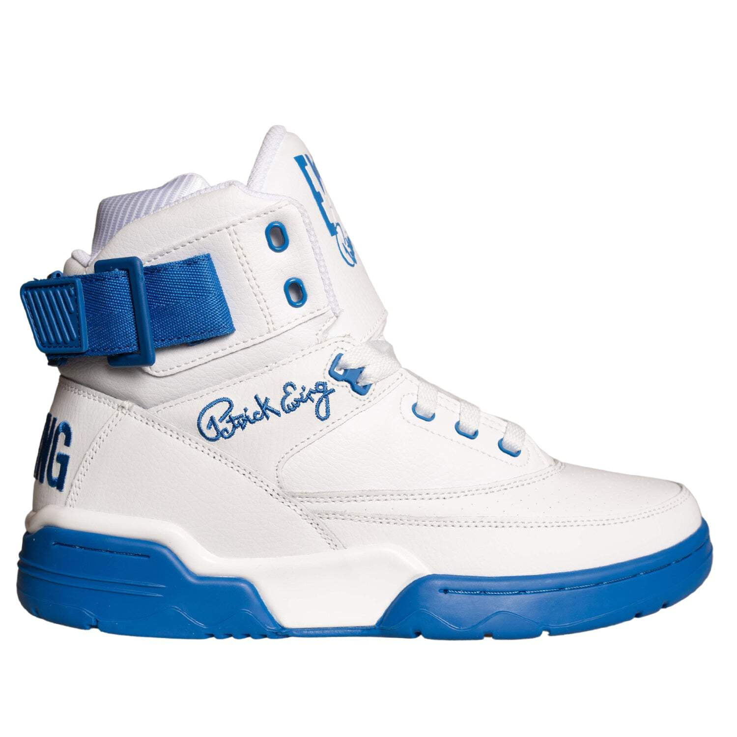 Mens Patrick Ewing 33 Hi Shoe Size: 13 White - Royal Basketball ...