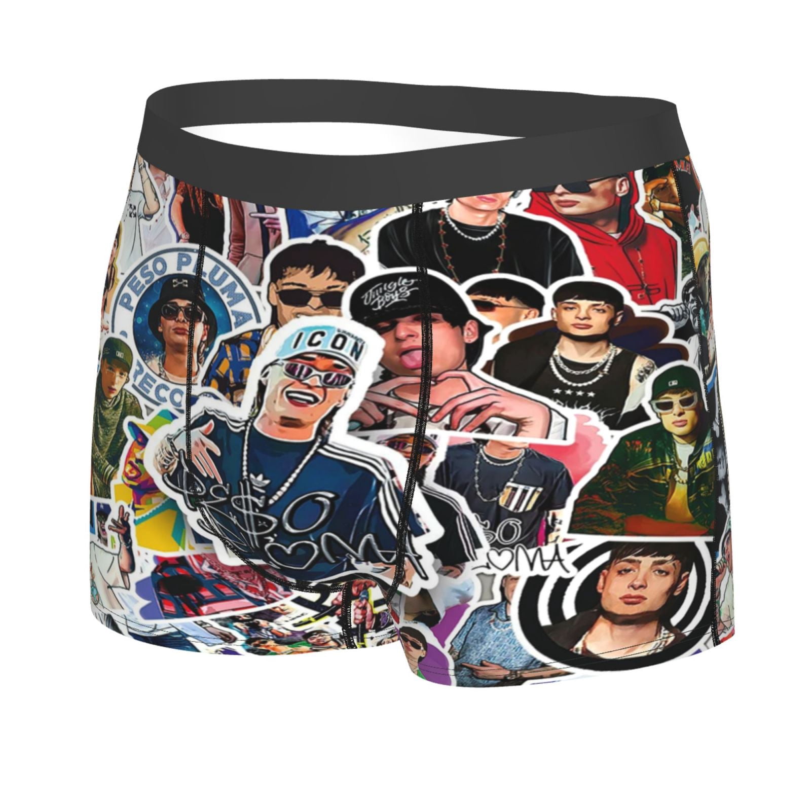 Mens Peso Pluma Boxer Funny Novelty Underwear Naughty Breathable Briefs ...
