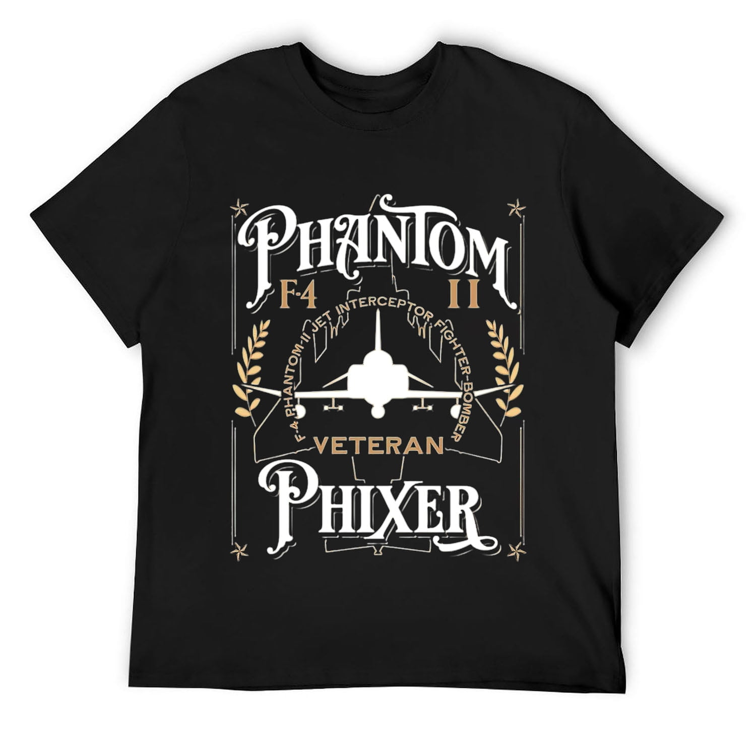 Mens Phantom Phixer F4 Phantom Aircraft Maintainer Veteran Short Sleeve ...