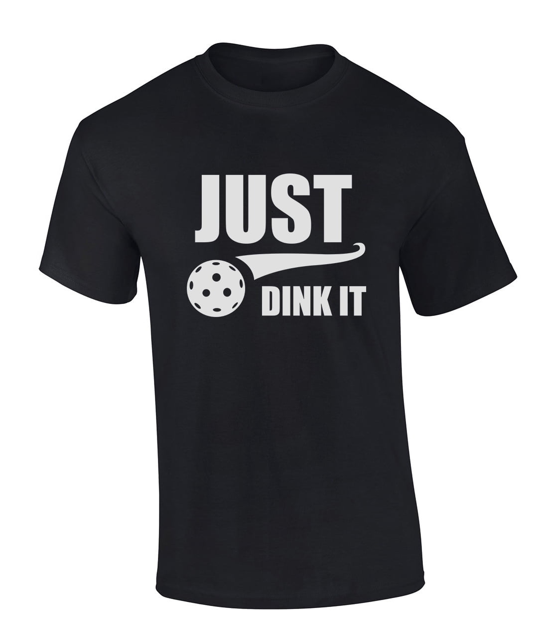 Mens Pickleball Tshirt Just Dink It Swoosh Pickleball Short Sleeve T ...