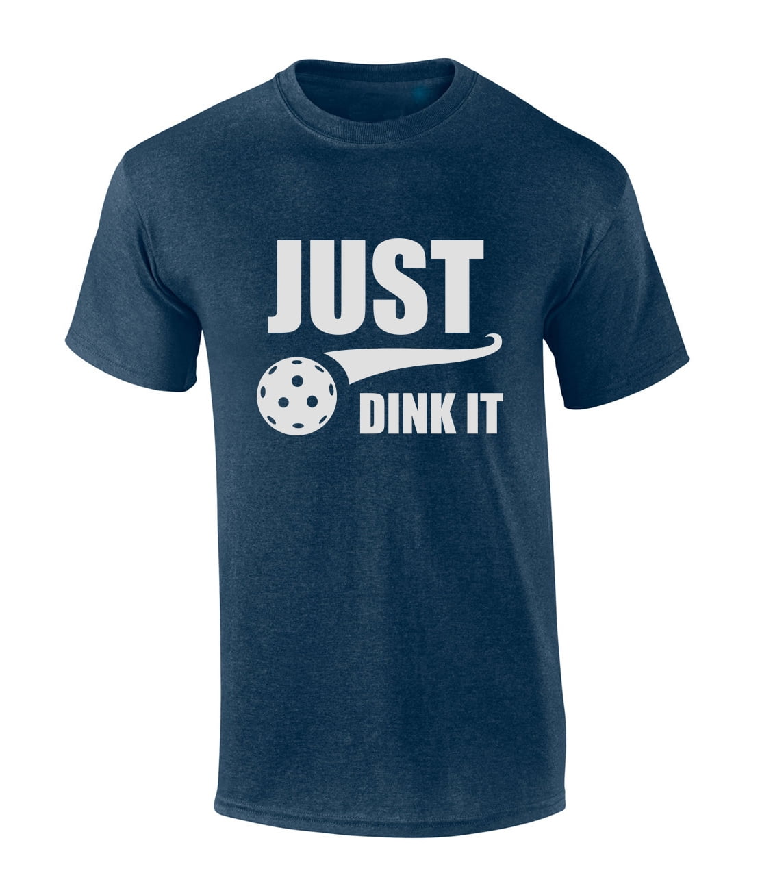 Mens Pickleball Tshirt Just Dink It Swoosh Pickleball Short Sleeve T ...