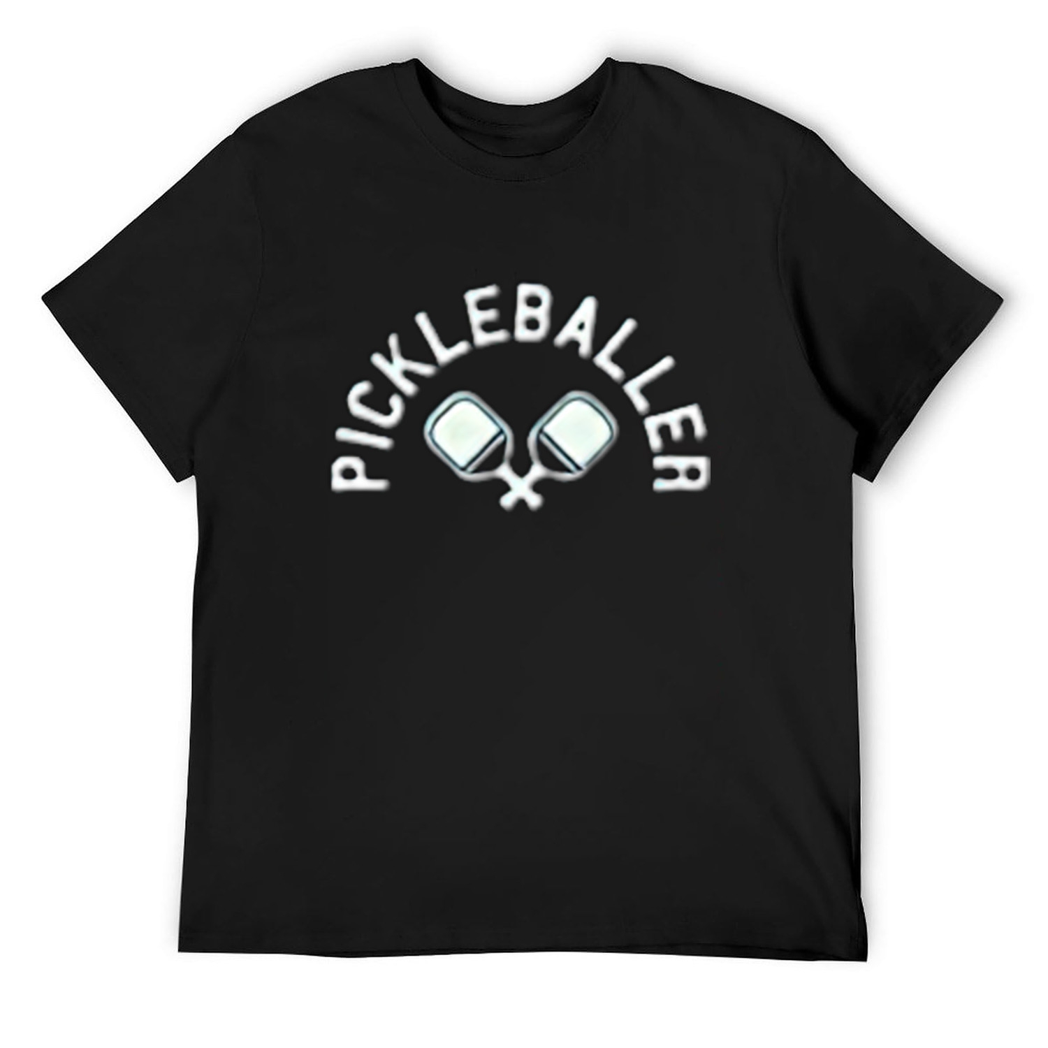 Mens Pickleball Tshirt Pickleballer Crest Funny Pickleball Short Sleeve ...