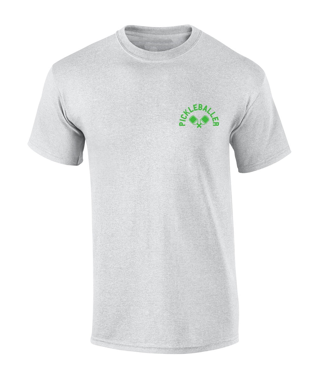 Mens Pickleball Tshirt Pickleballer Crest Funny Pickleball Short Sleeve ...