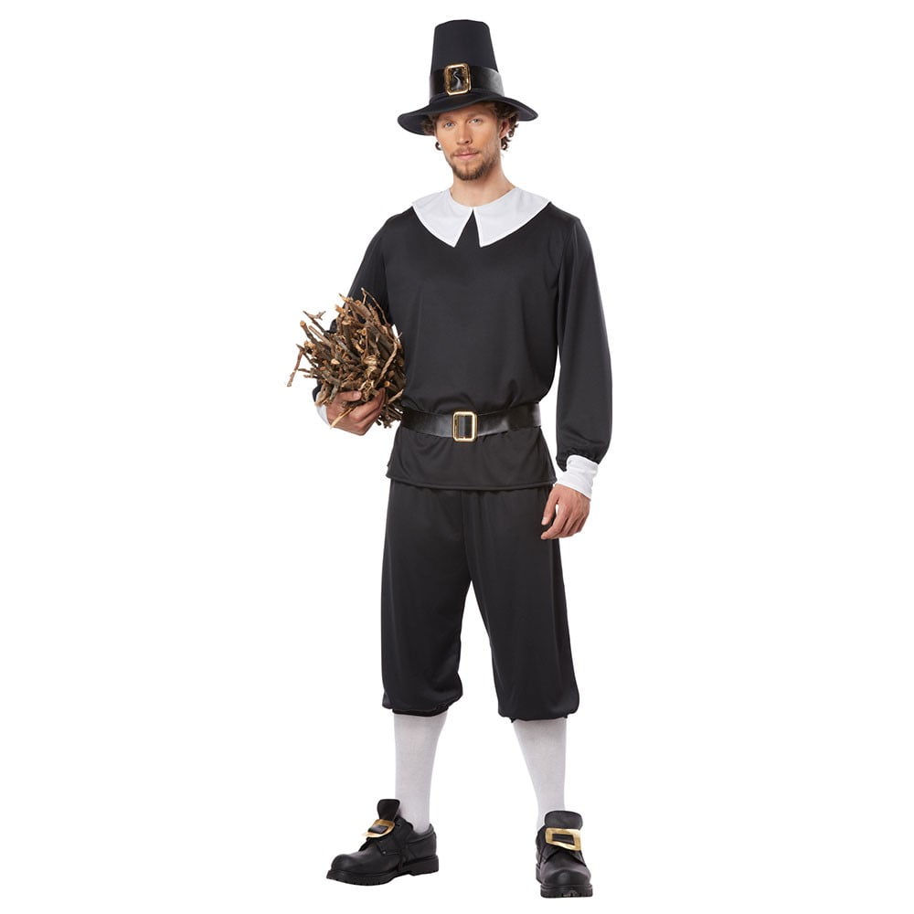 Pilgrim Man Settler Adult Costume - Walmart.com