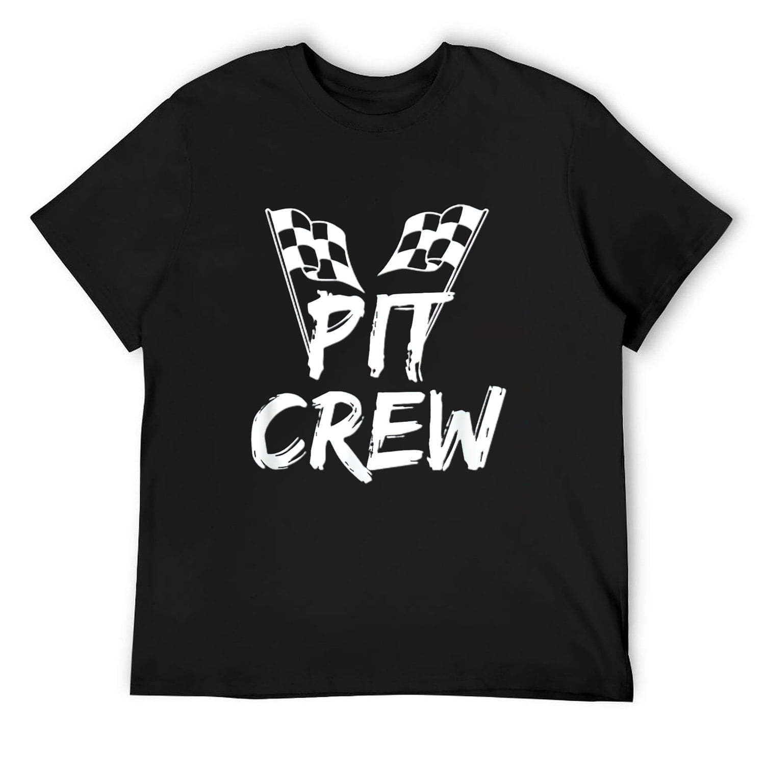 Mens Pit Crew T-Shirt Hosting Race Car Birthday Parties Black Medium ...