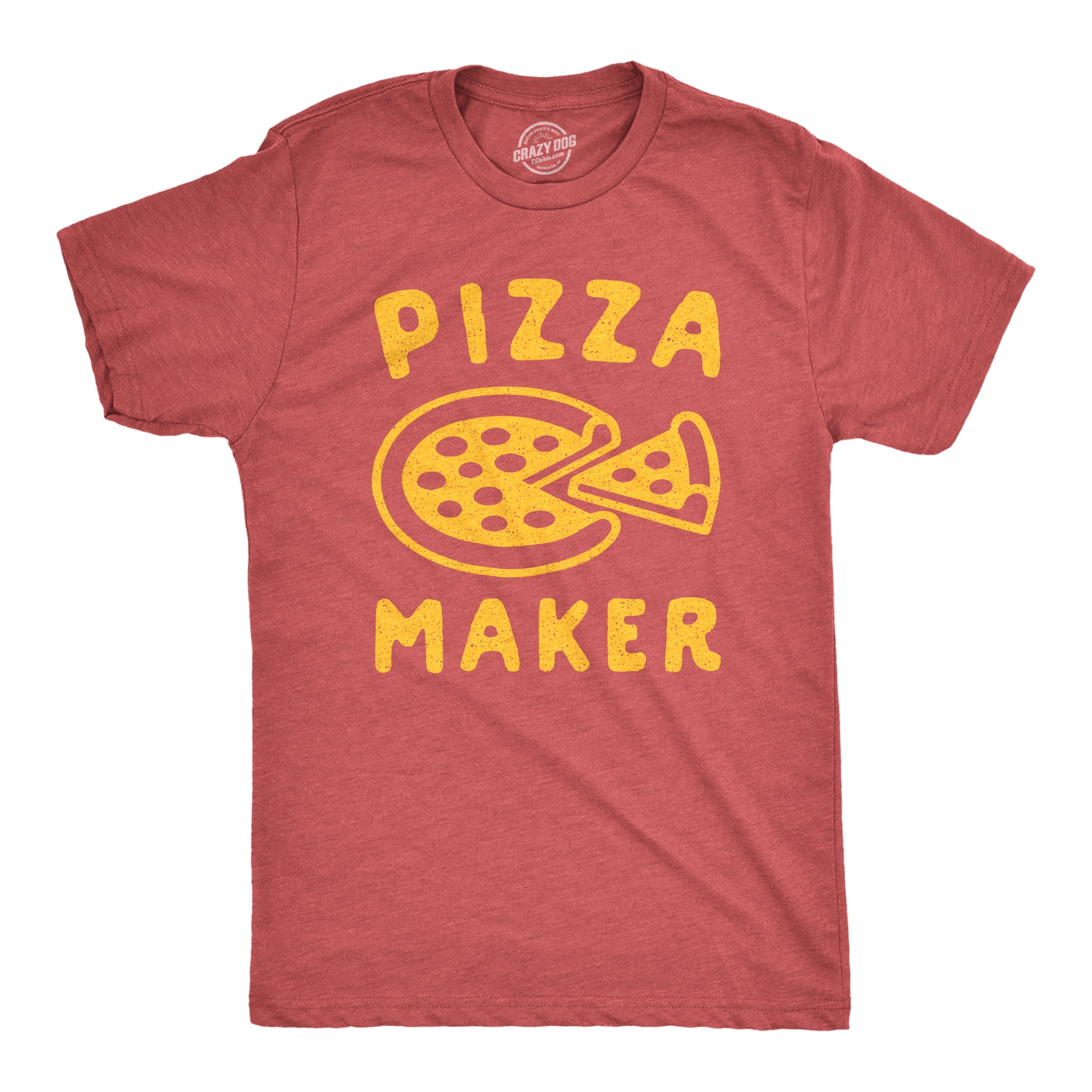 Mens Pizza Maker T Shirt Funny Italian Food Dad Baby Announcement Tee Graphic Tees - Walmart.com