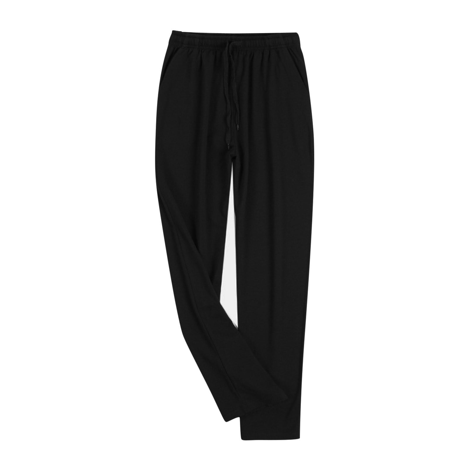 Mens Pj Pants Pure Cotton Home Spring And Fall Loose Fitting Large Size ...