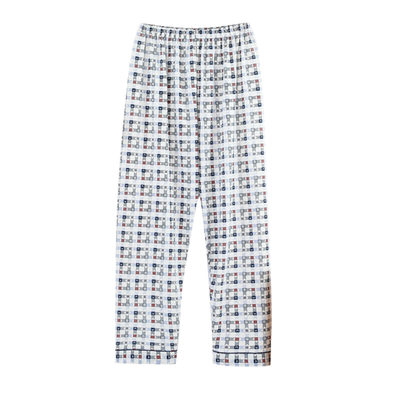 Mens Pj Pants Ultra Lightweight Bottoms Sleepwear Bottom Elastic Band 6 ...
