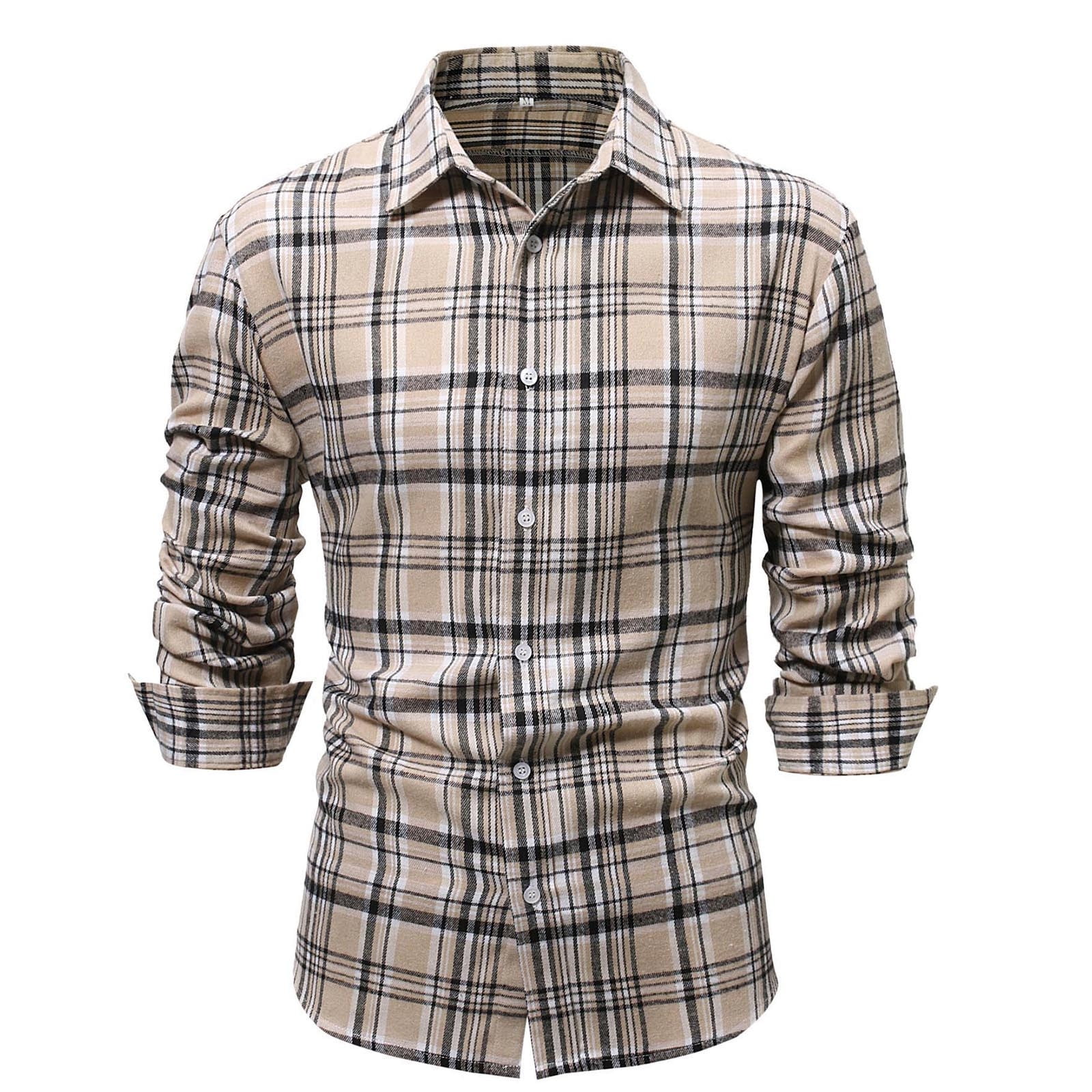 Mens Plaid Dress Shirts Long Sleeve Slim Fit,Plaid Shirts for Men ...