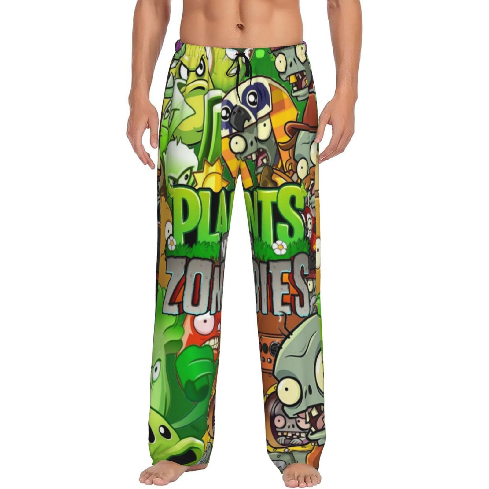 Mens Plants vs Zombi-e Pajama Pants Soft Lightweight Pajama Pants ...