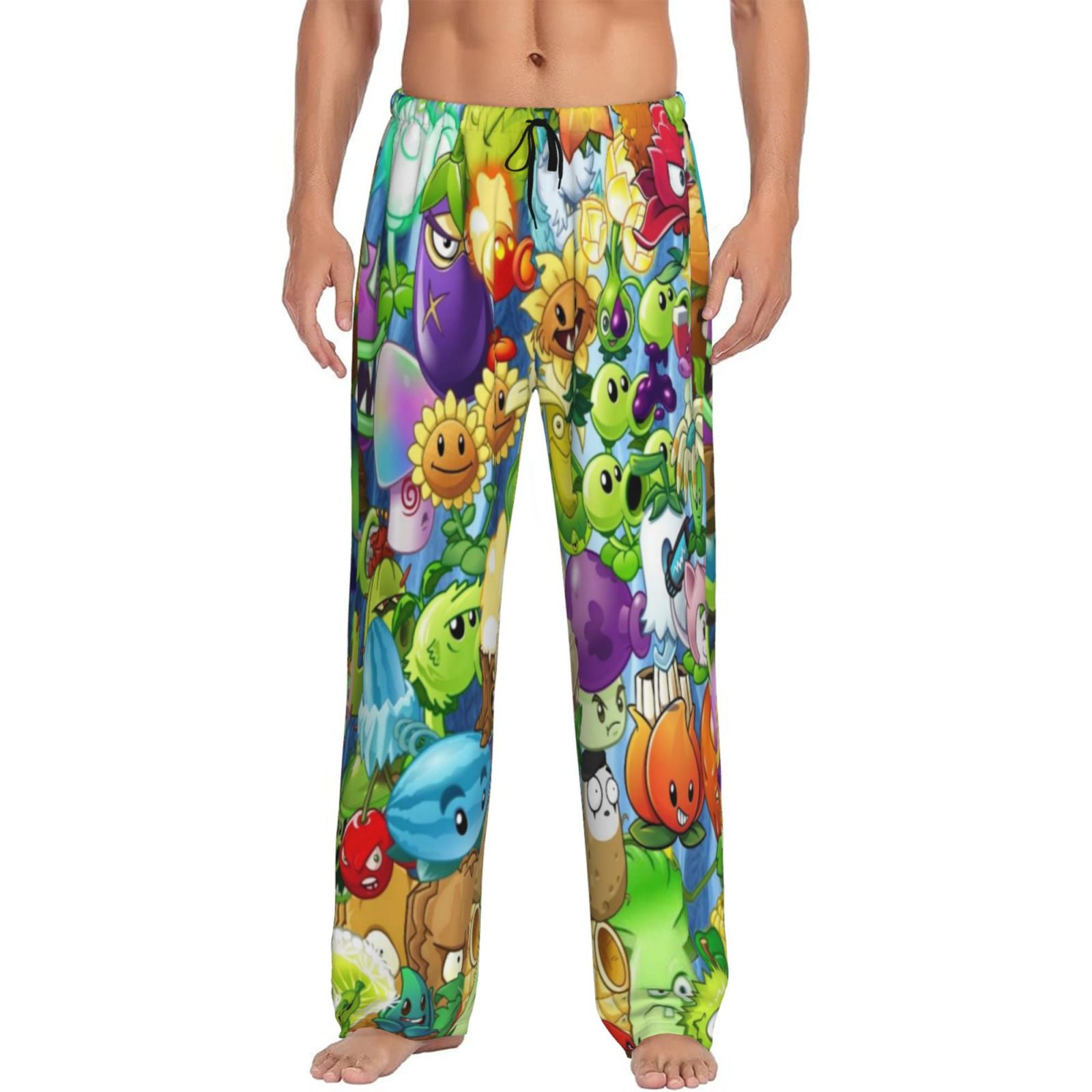 Mens Plants vs Zombi-e Pajama Pants Soft Lightweight Pajama Pants ...