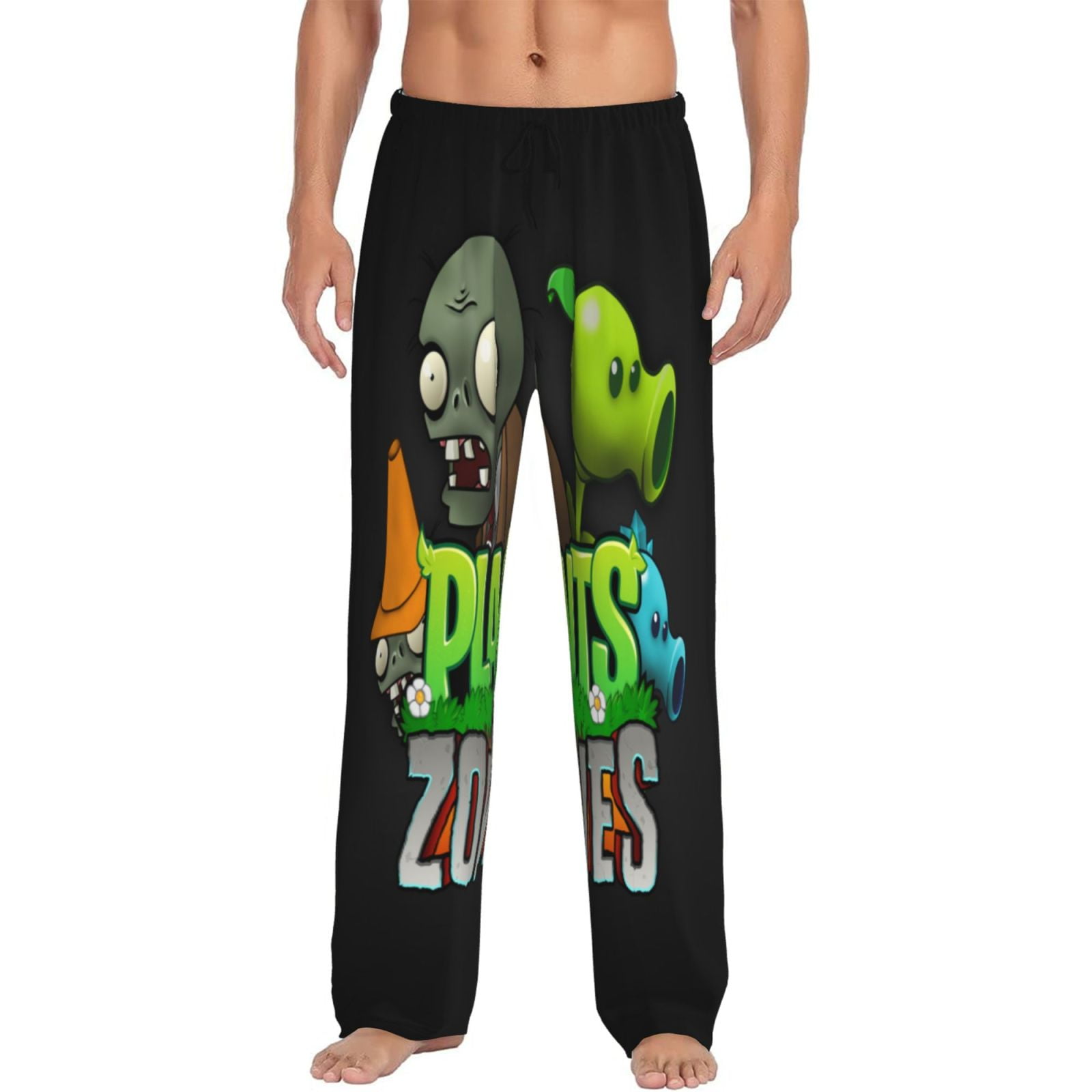 Mens Plants vs Zombi-e Pajama Pants Soft Lightweight Pajama Pants ...