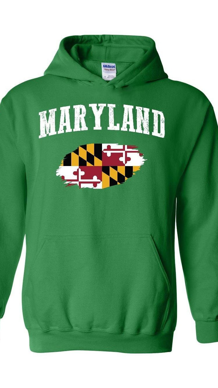 Mens Plus Sweatshirts and Hoodies - Maryland Flag - Walmart.com