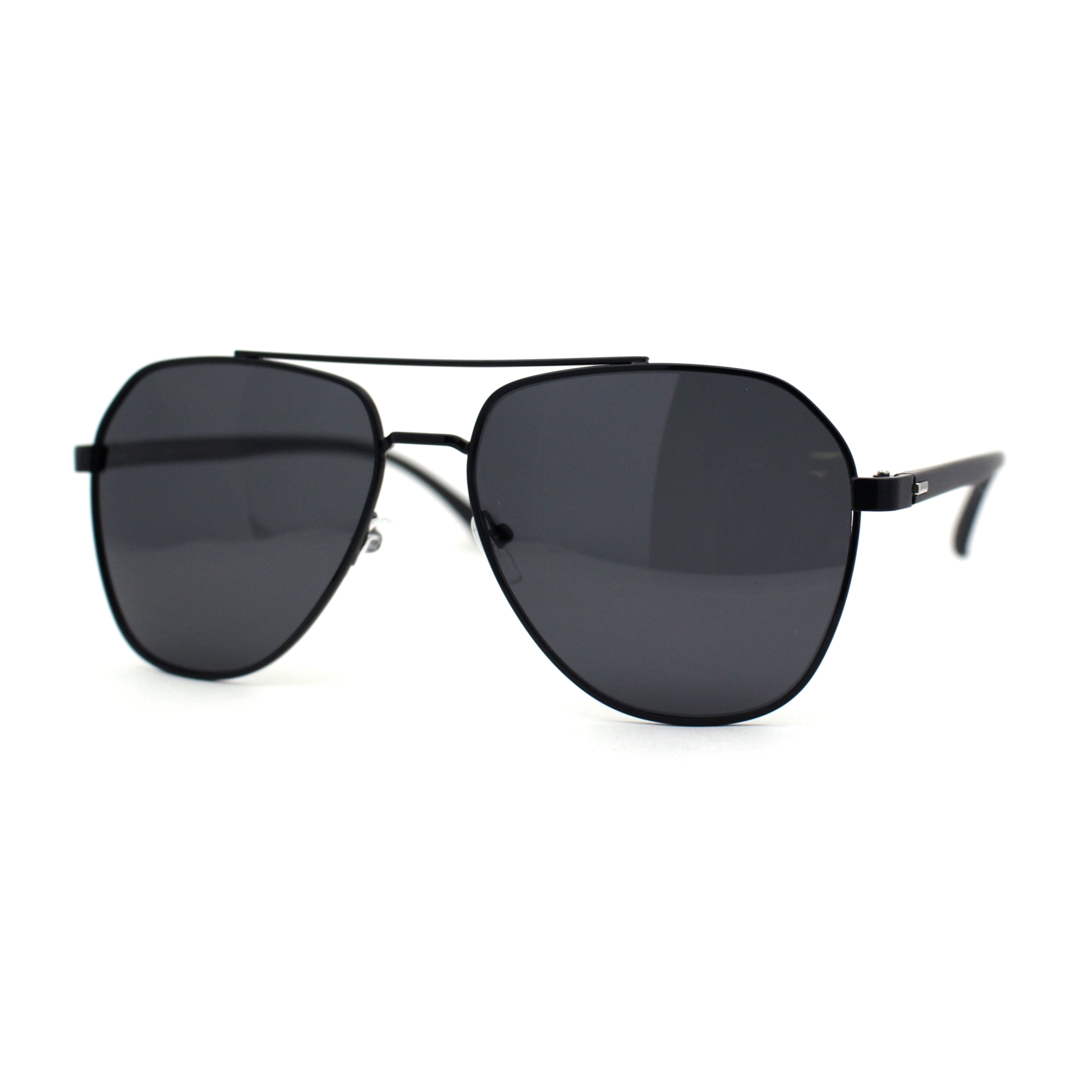 Mens Polarized Classic Air Force Pilot Officer Metal Sunglasses All ...