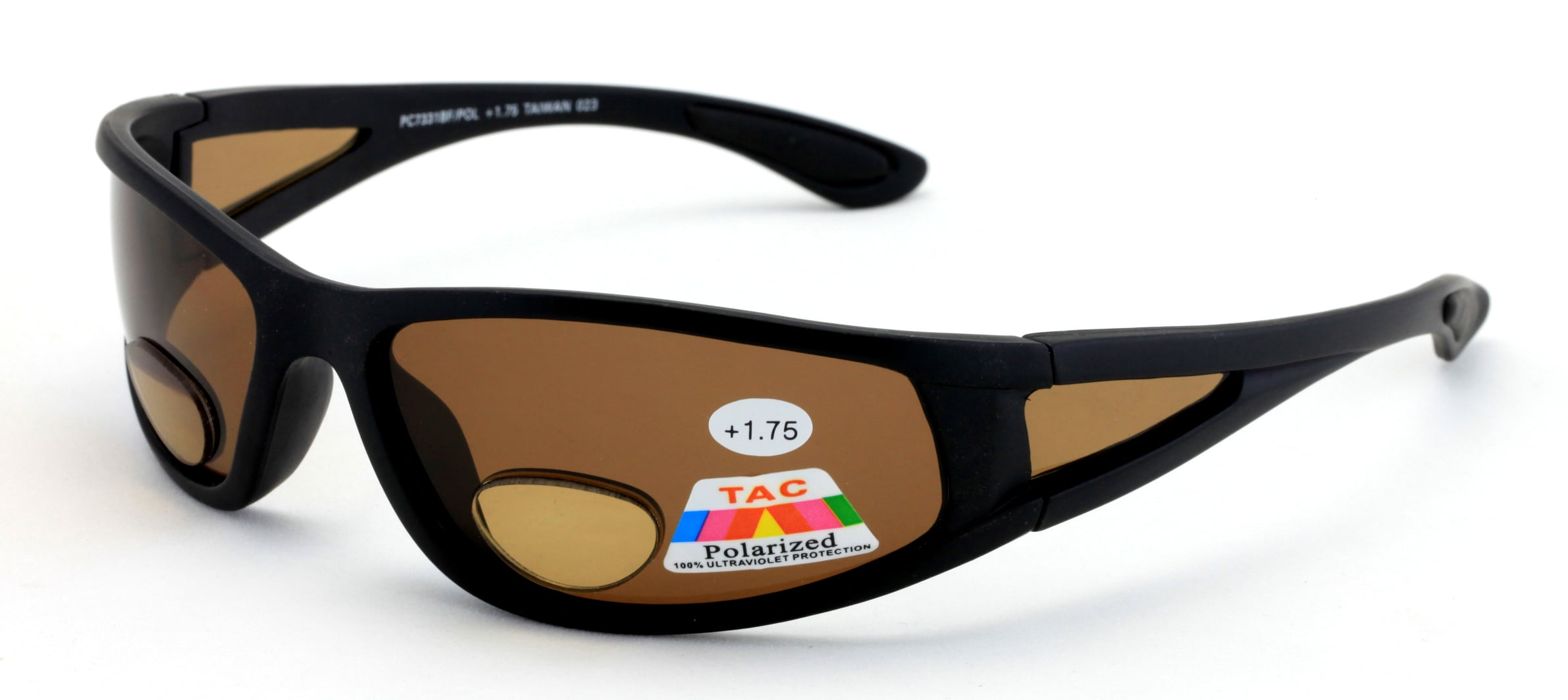 Mens Polarized fly fishing sunglasses with Rx magnification bifocal ...