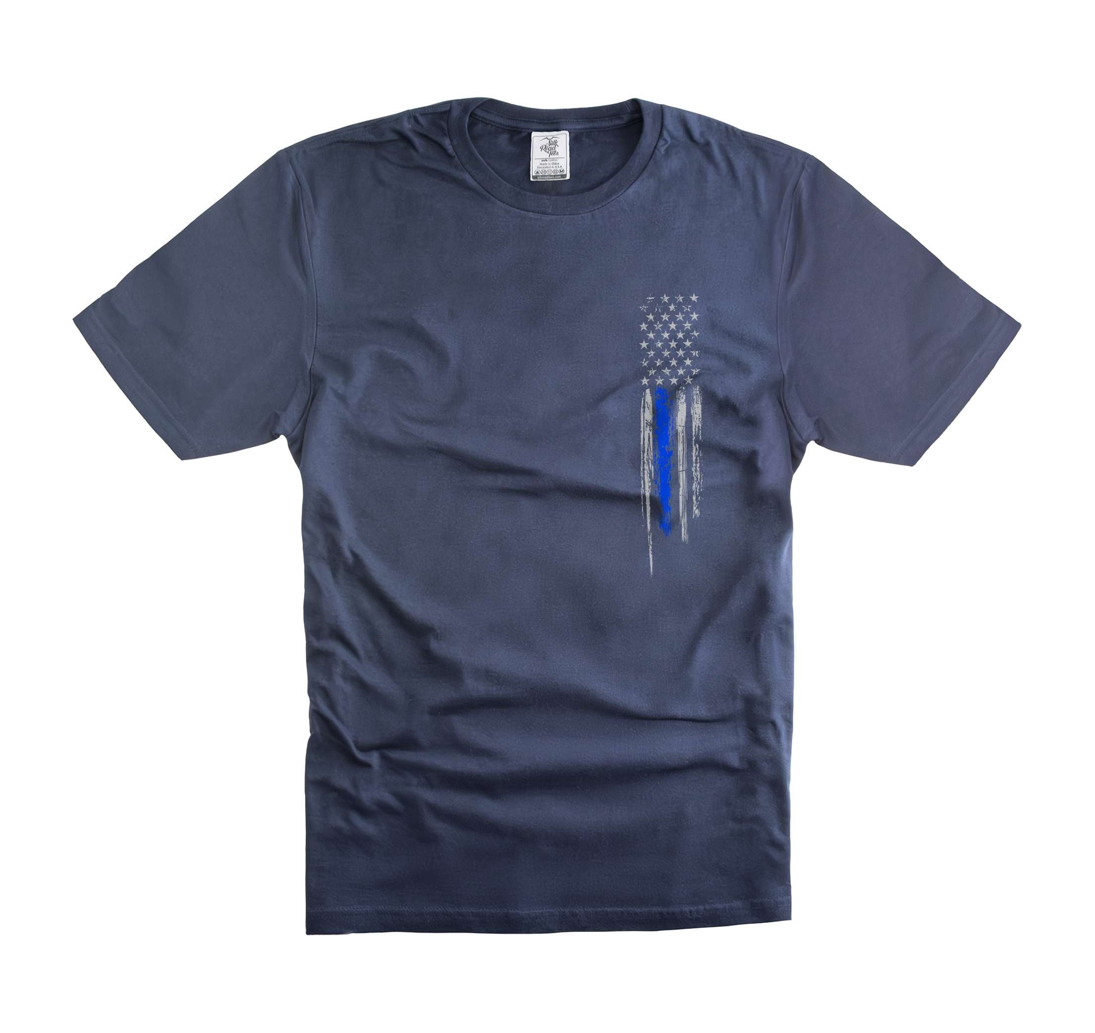 Mens Police Pocket Flag T-shirt Police Shirts Police Patriotic Tee ...