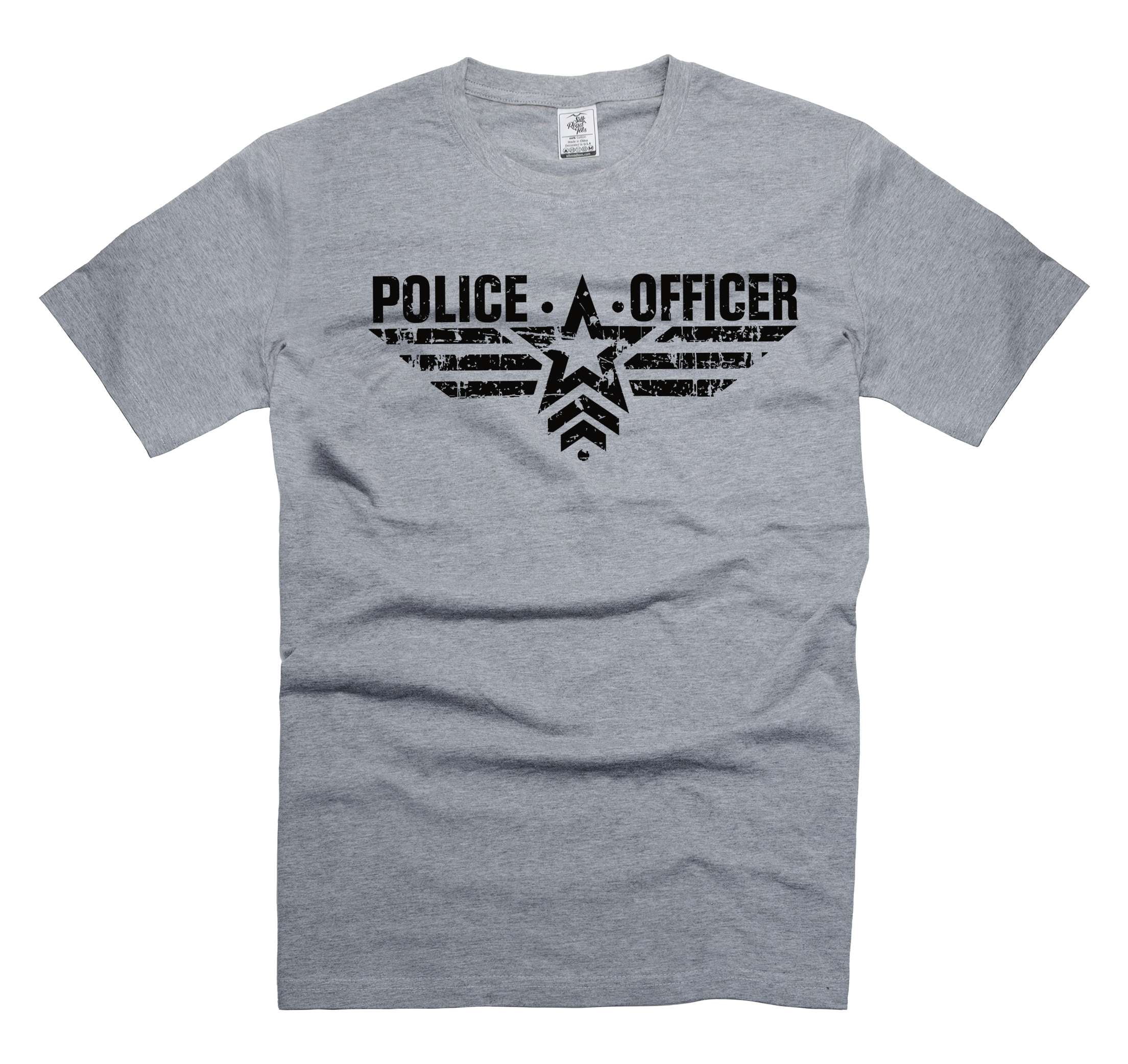 Mens Police T-shirt Police Officer Shirts Police Gift Ideas Police ...