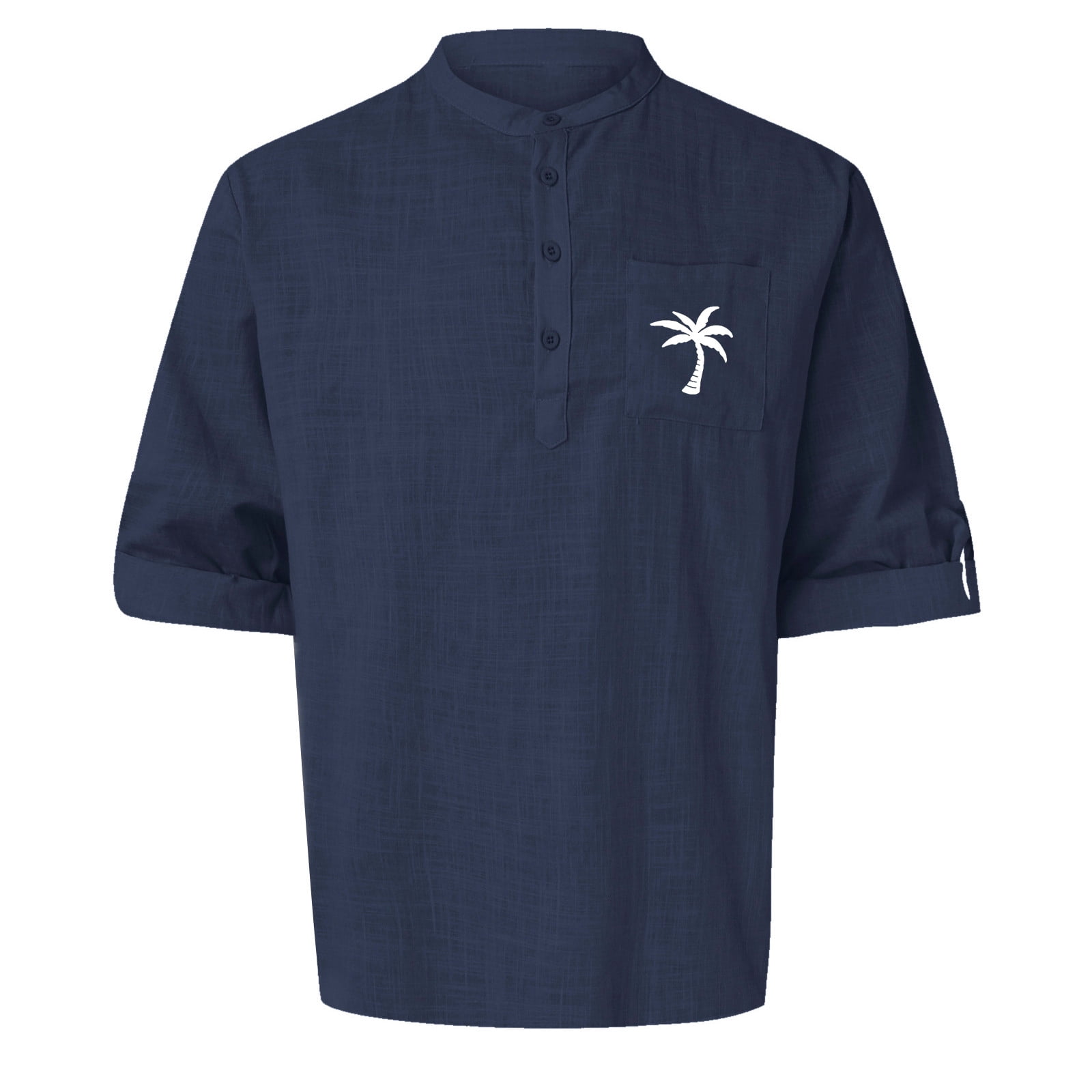 Mens Polo Shirts Basic Tee Button Collar Color Blocked Dress Polo ...
