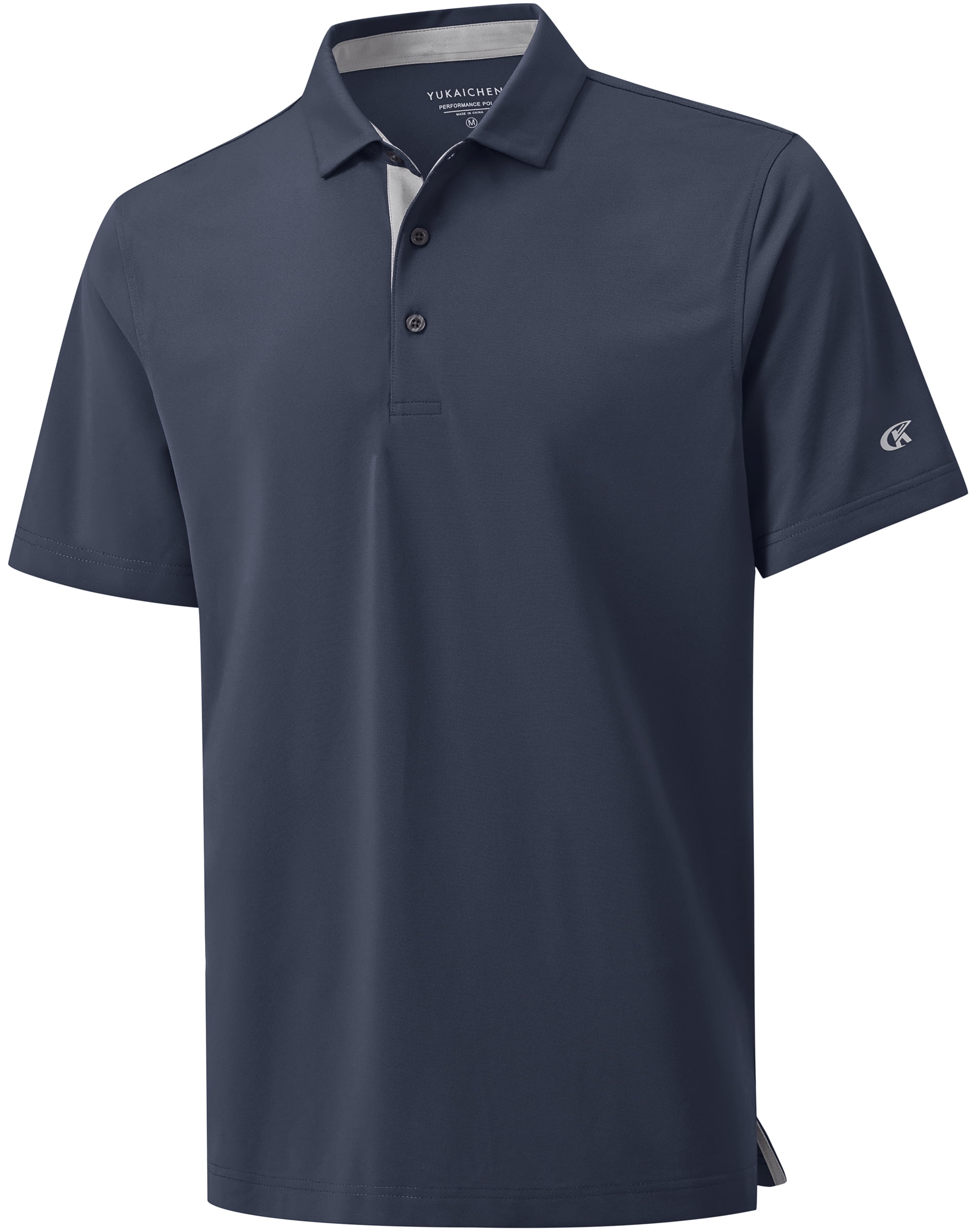 NEIKU Mens Golf Shirts, Dry Fit Performance Polo, Short Sleeve ...