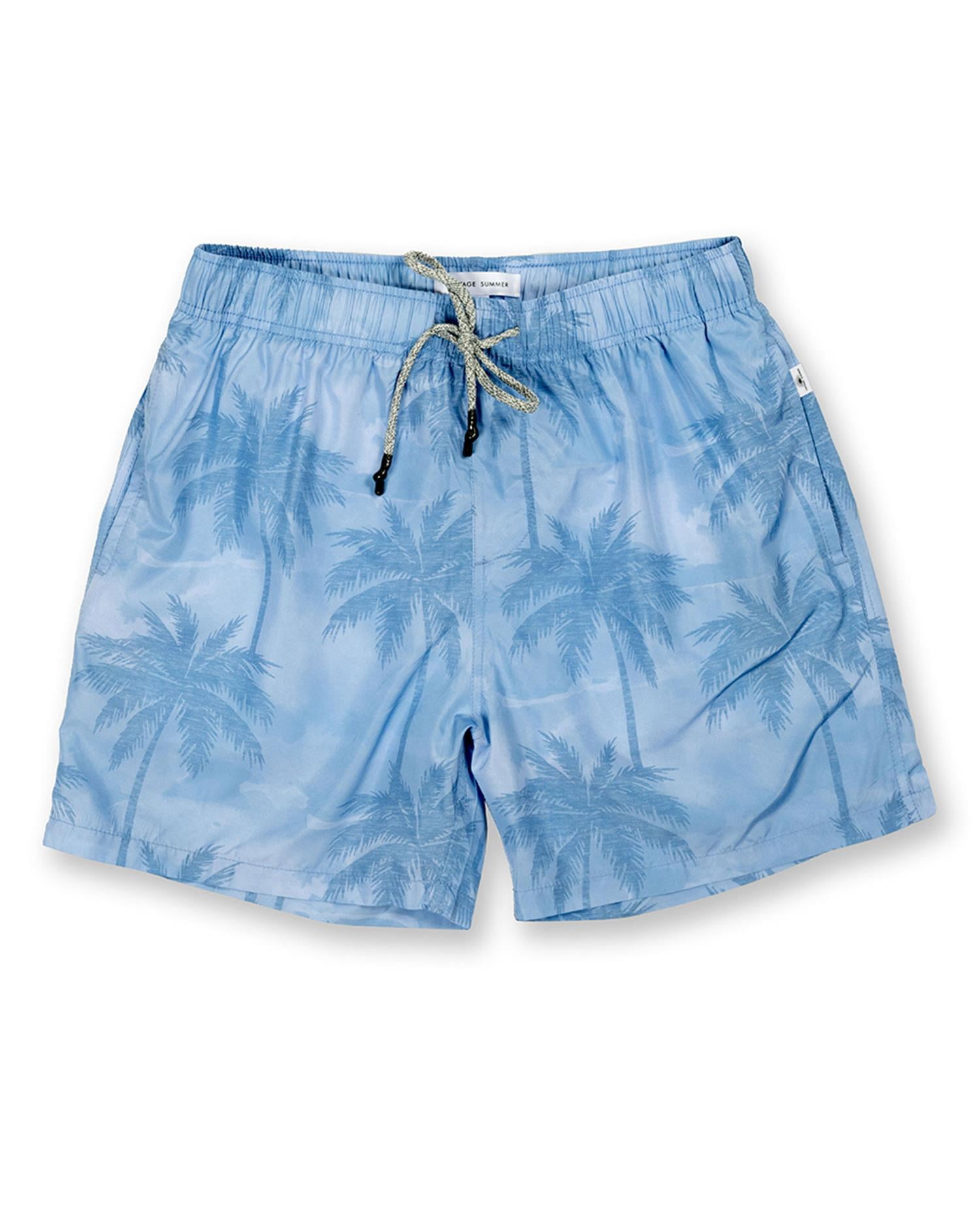 Mens Ponji Swimming Trunks Quick-Dry Elastic Swimwear Volley Shorts ...