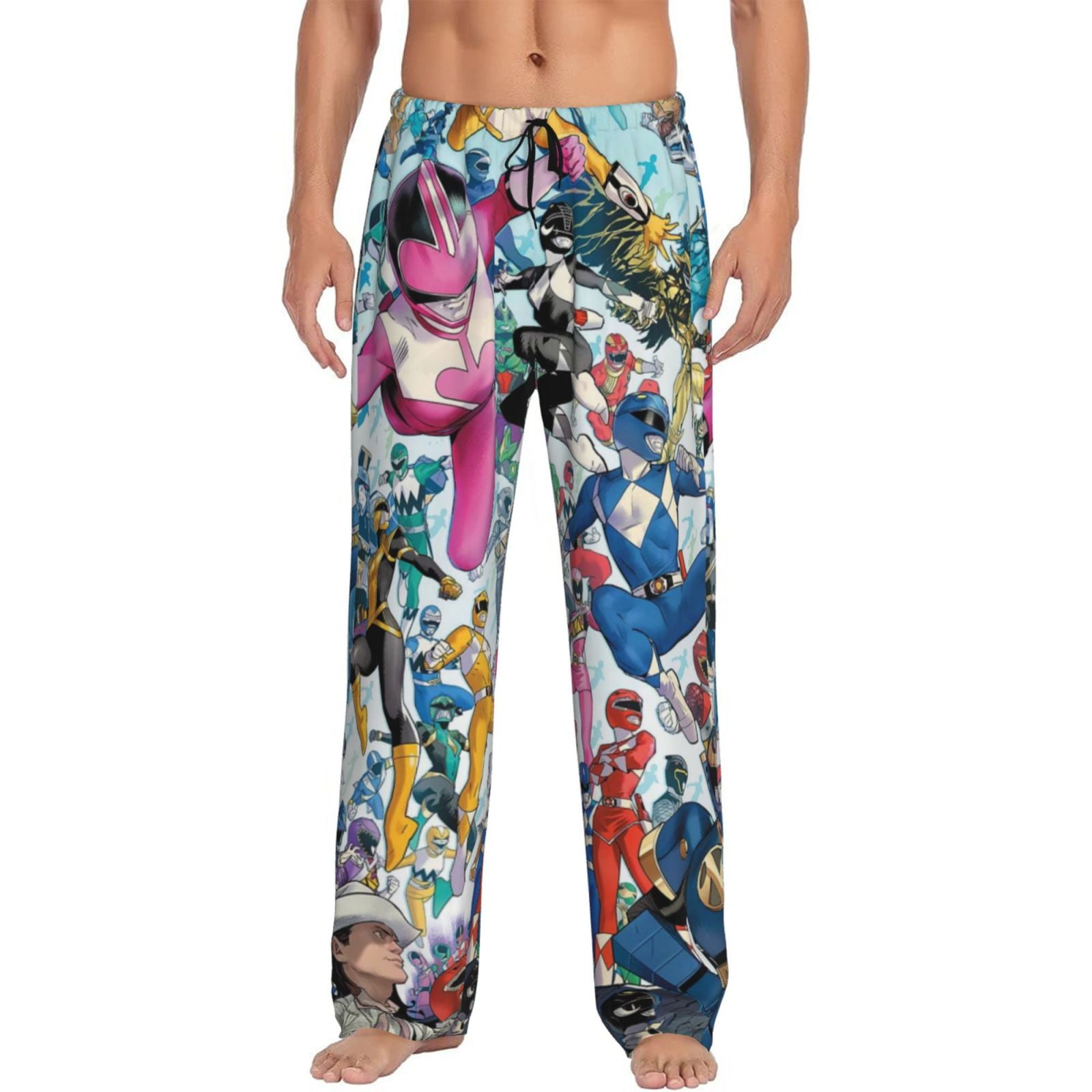 Mens Power Rangers Pajama Pants Soft Lightweight Pajama Pants for Men ...