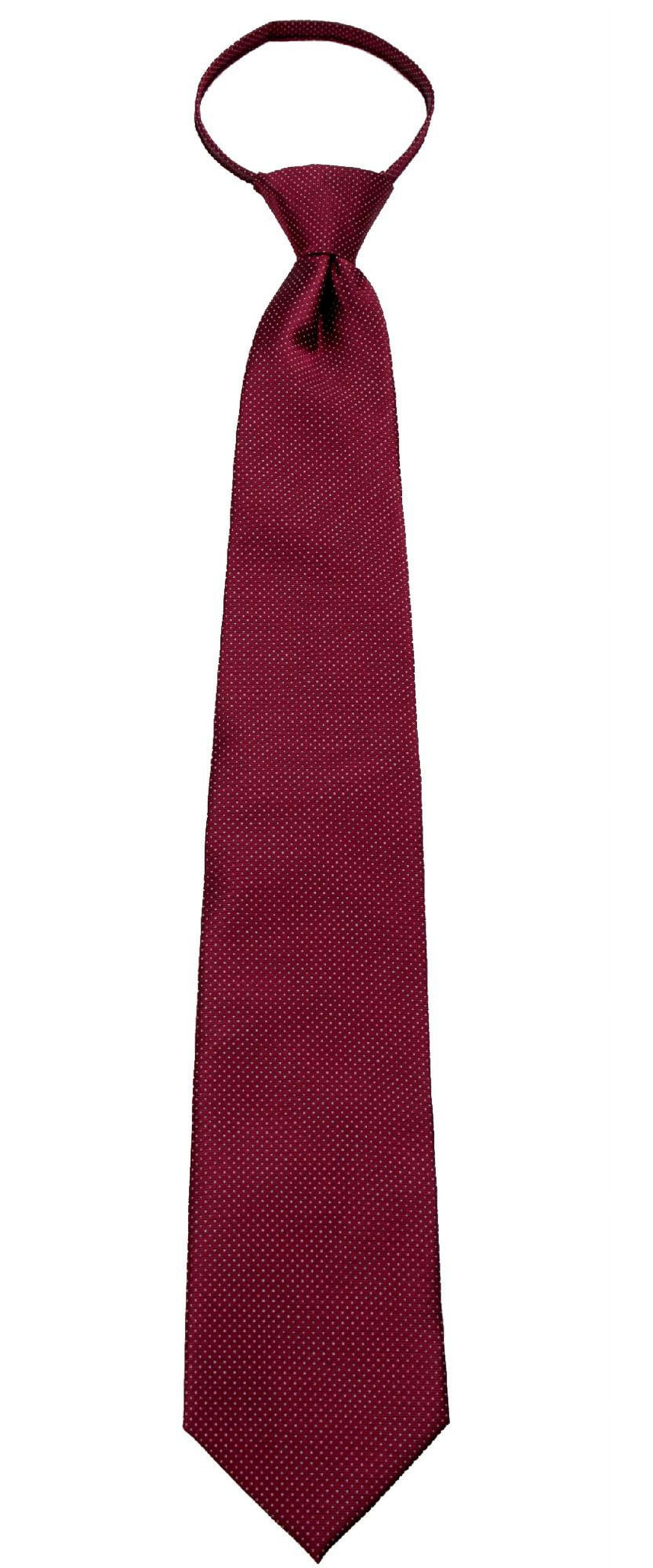 Mens Pre-Made Zipper Necktie Ties - Many Colors and Patterns Available ...