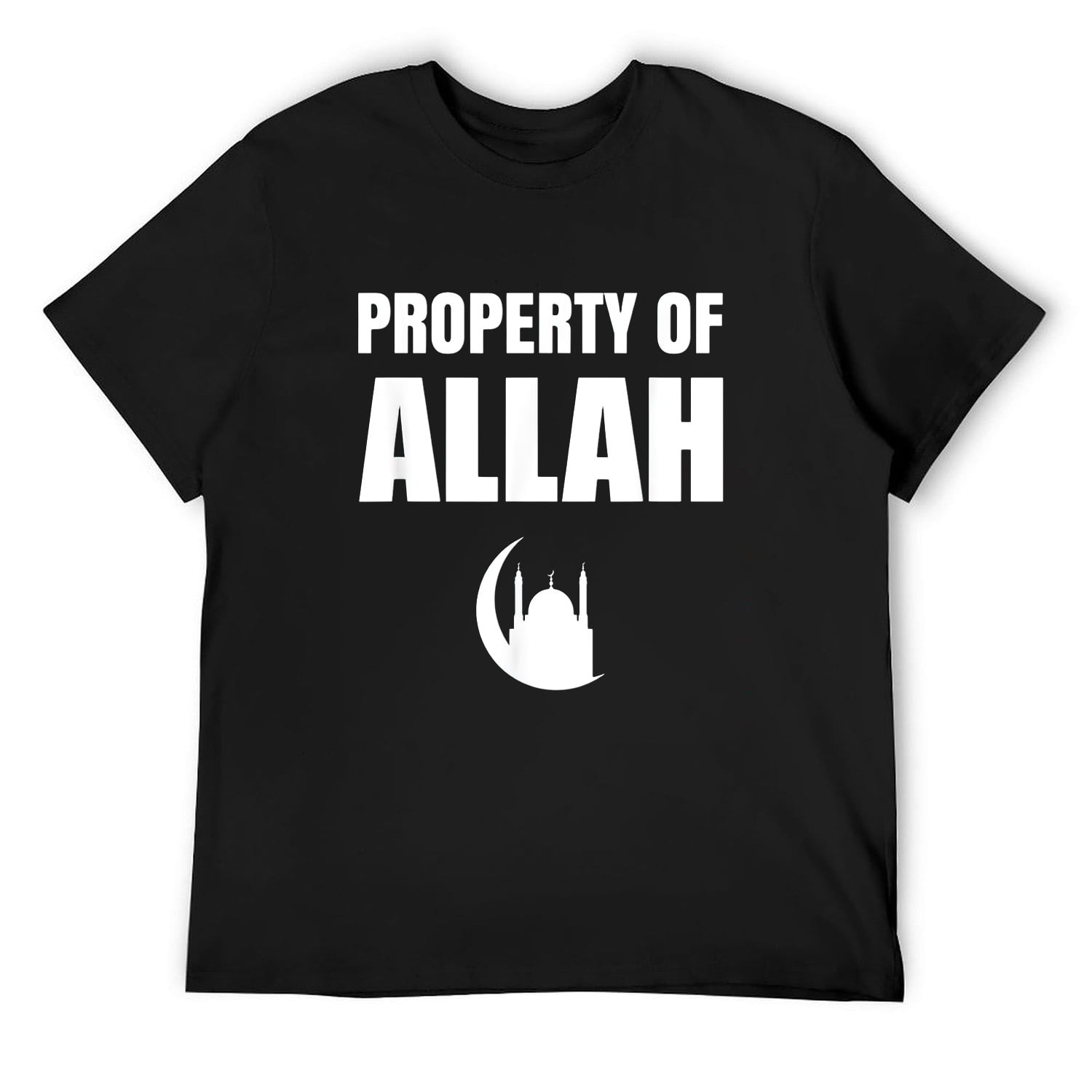 Mens Property Of Allah Islam Muslim Ramadan Kareem Mubarak Mosque T ...