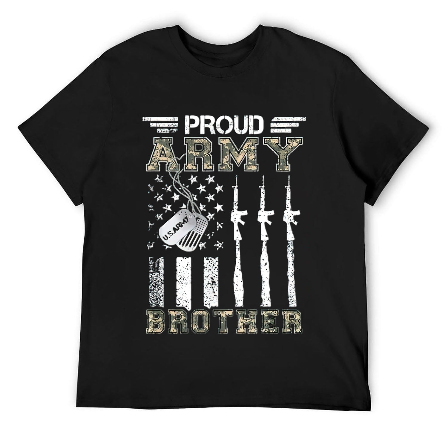 Mens Proud Army Brother US Army Brother Gifts Army Graduation T-Shirt ...
