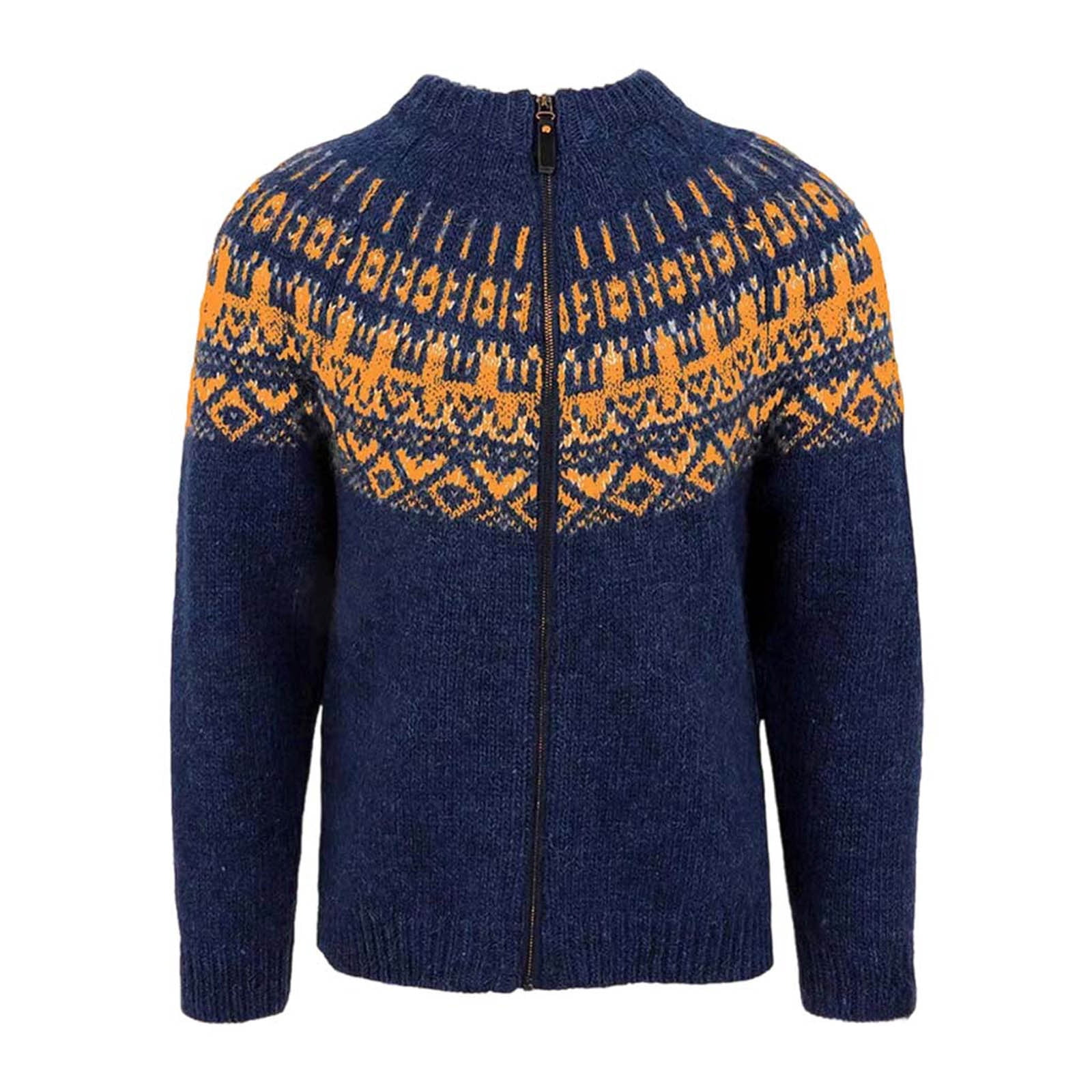 Mens Pullover Sweater Cotton Turtleneck Color Block Pullovers Winter ...