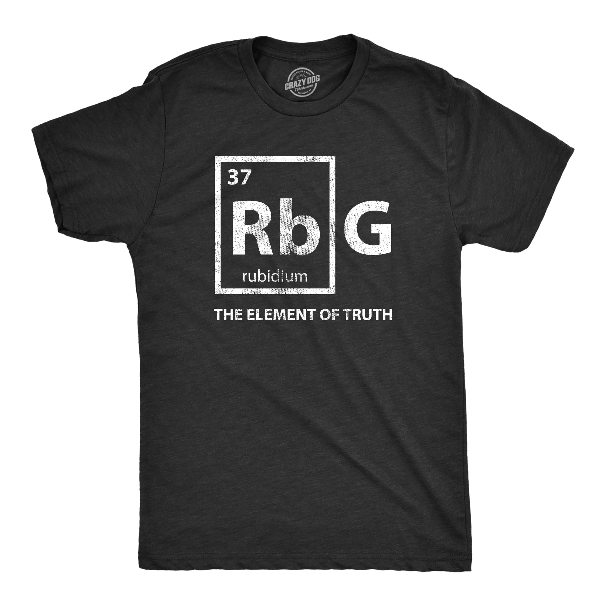 Mens RBG Element Of Truth T Shirt Ruth Bader Ginsburg Supreme Court ...