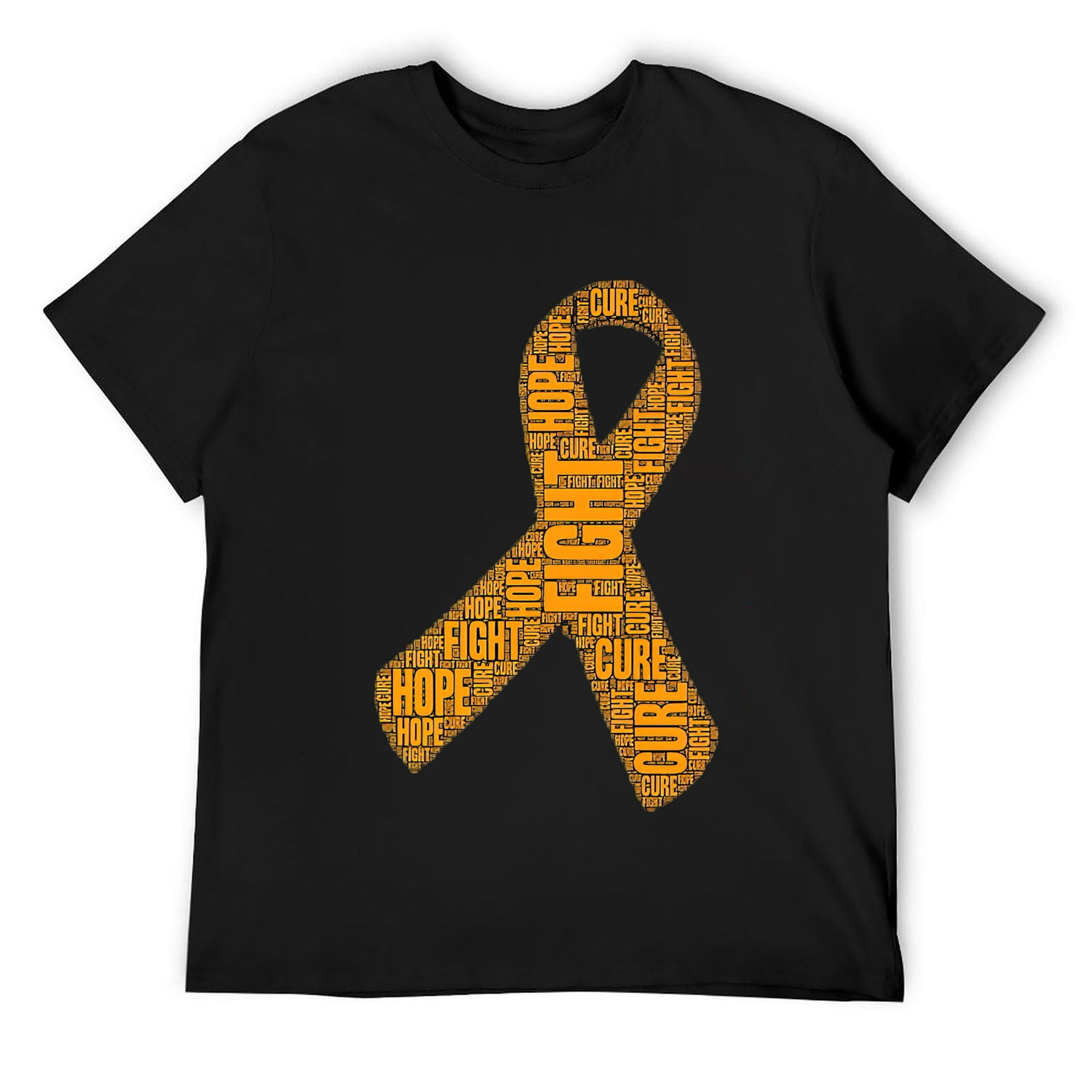 Mens RSD CRPS Awareness Month orange ribbon fight T-Shirt Black ...