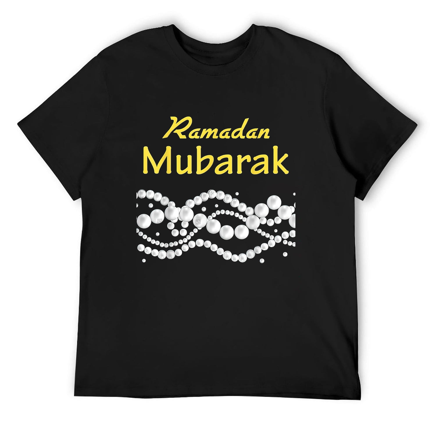 Mens Ramadan Mbarak Tasbih Happy Ramadan Welcome Muslim T-Shirt Black ...