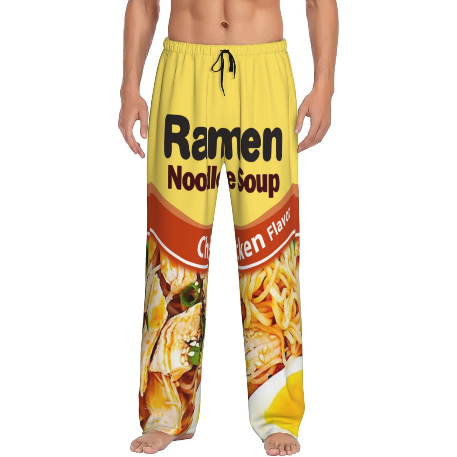 Mens Ramen Noodle Chicken Pajama Pants Soft Lightweight Pajama Pants ...
