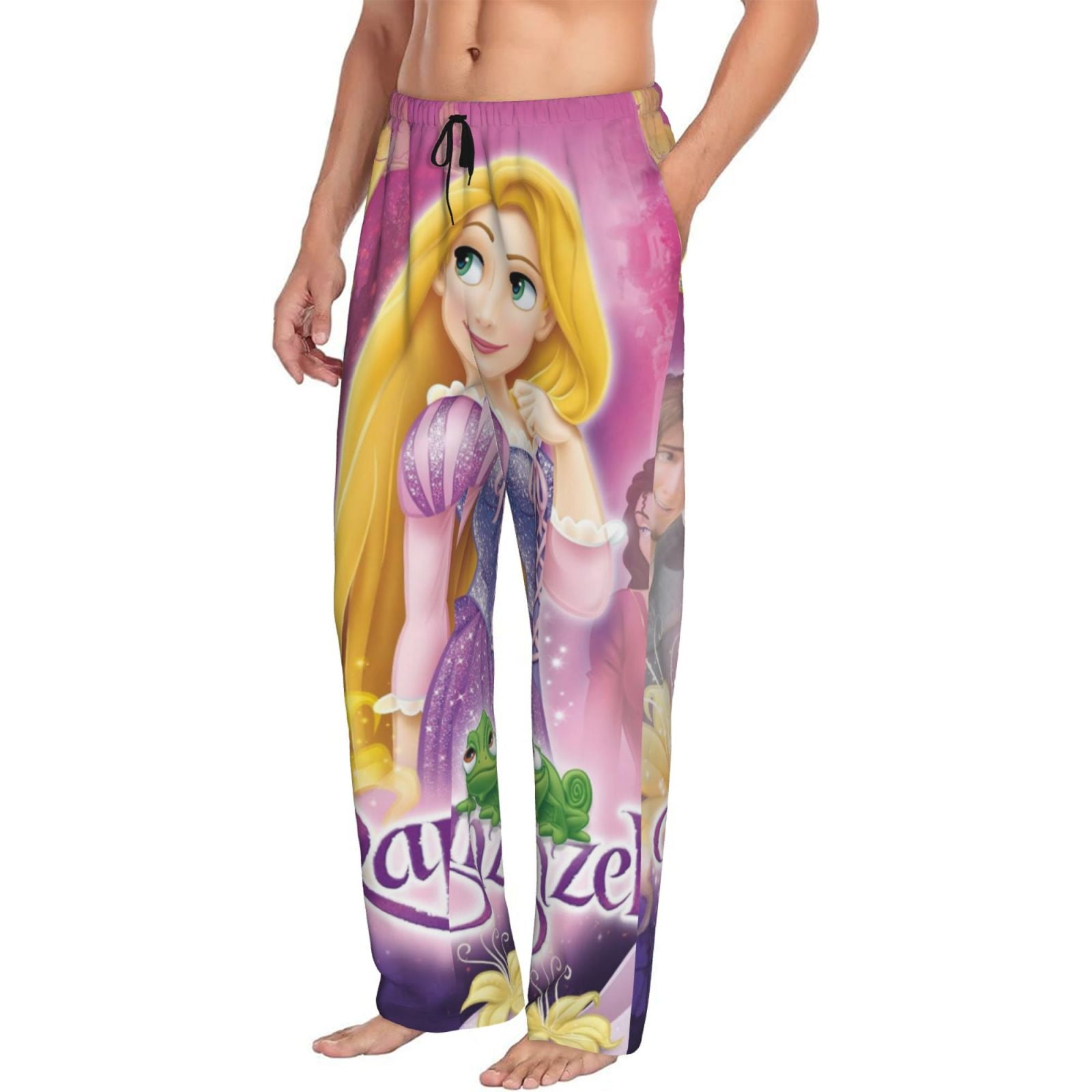 Mens Rapunz-e Pajama Pants Soft Lightweight Pajama Pants Cartoon Pajama ...