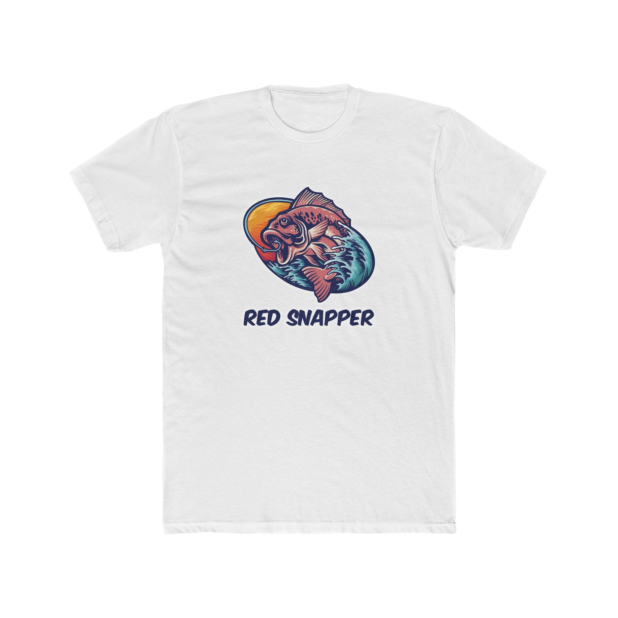 Mens Red Snapper Fishing TShirt Graphic Tee - Walmart.com