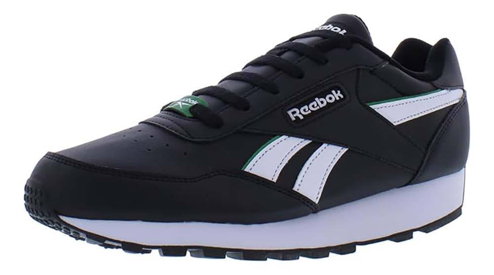 Mens Reebok REEBOK REWIND RUN Shoe Size: 8 Cblack - Glegrn - Ftwwht ...
