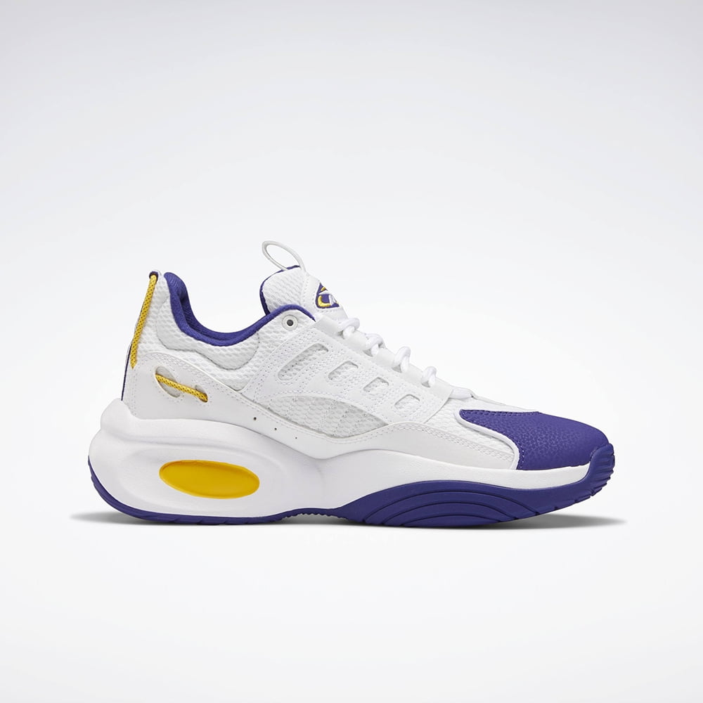 Reebok Men's Solution Mid Basketball Shoes, Size 8.5, Ftwwht-Bolprp ...