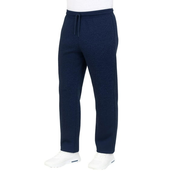 Mens Regular Fit Open Bottom Fleece Jogger Sweatpants (S-3XL) - Walmart.com