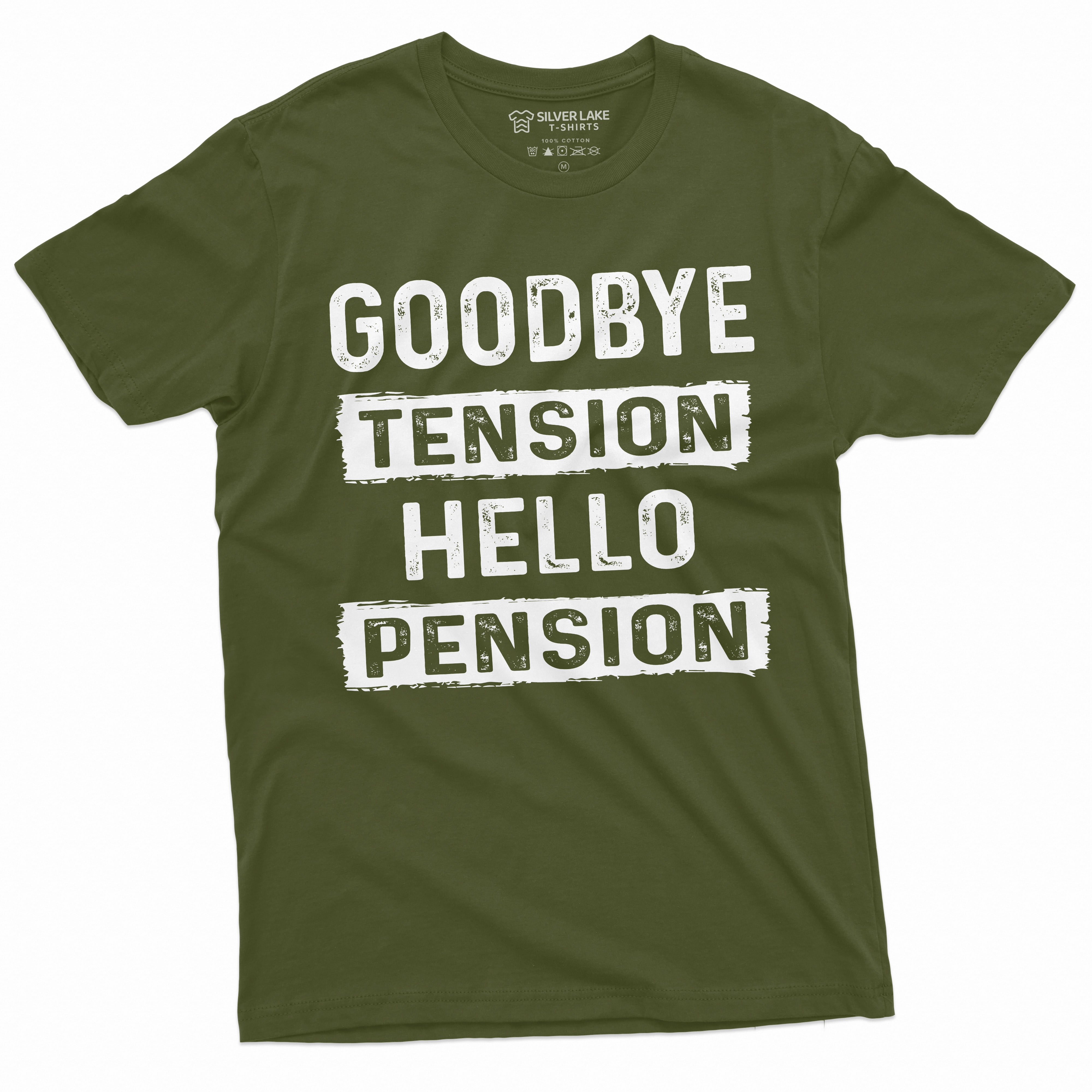 Mens Retirement T-Shirt Retiree Gifts Grandpa Dad Papa Goodbye Tension ...
