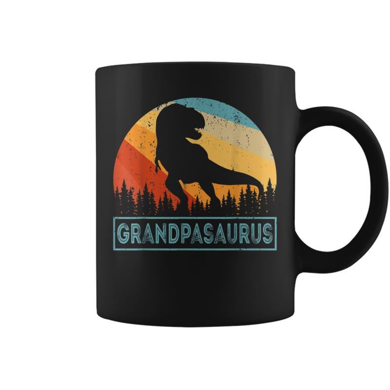 Mens Retro Grandpa Saurus Family Dinosaur For Father - Walmart.com