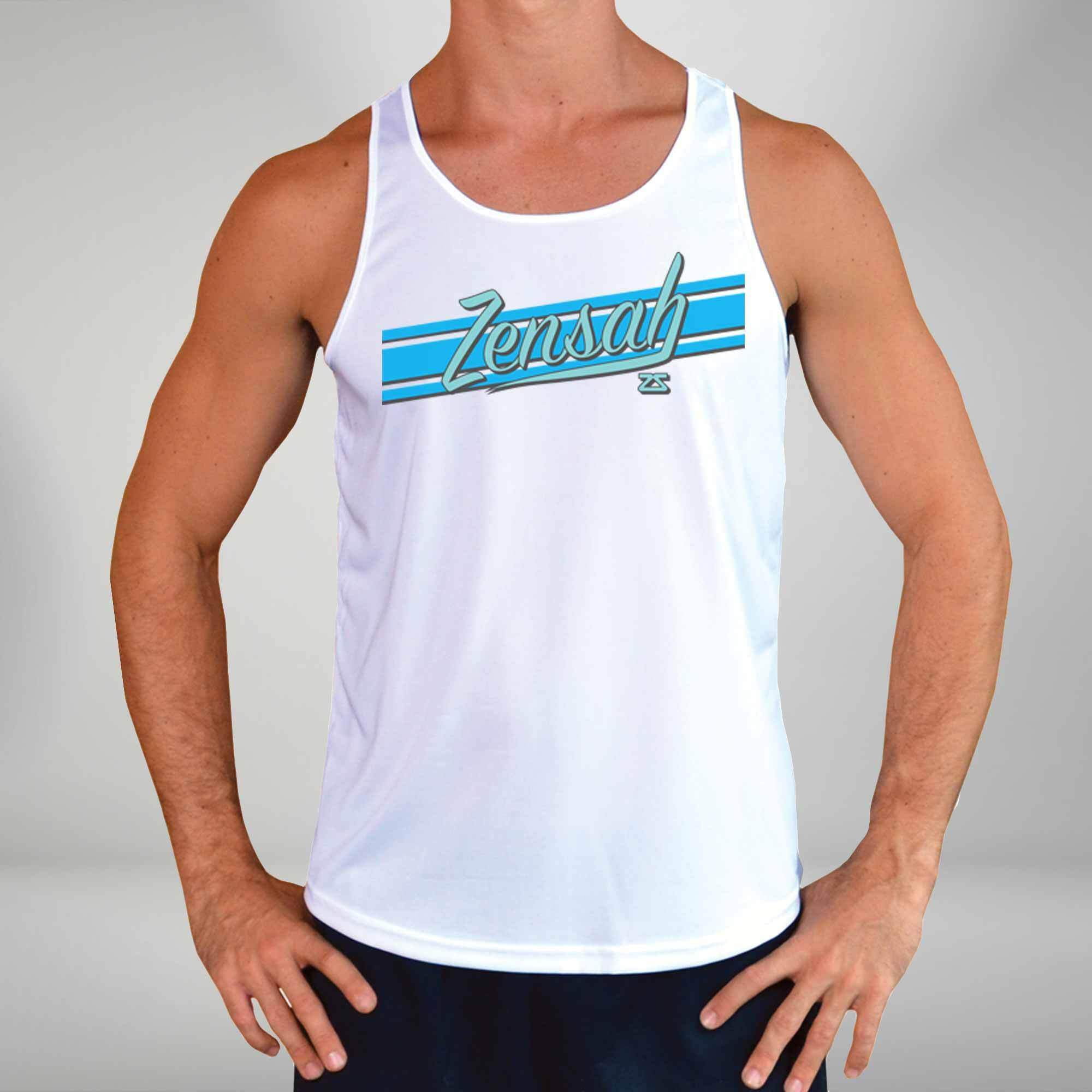 Mens Retro Singlet S / White - Walmart.com