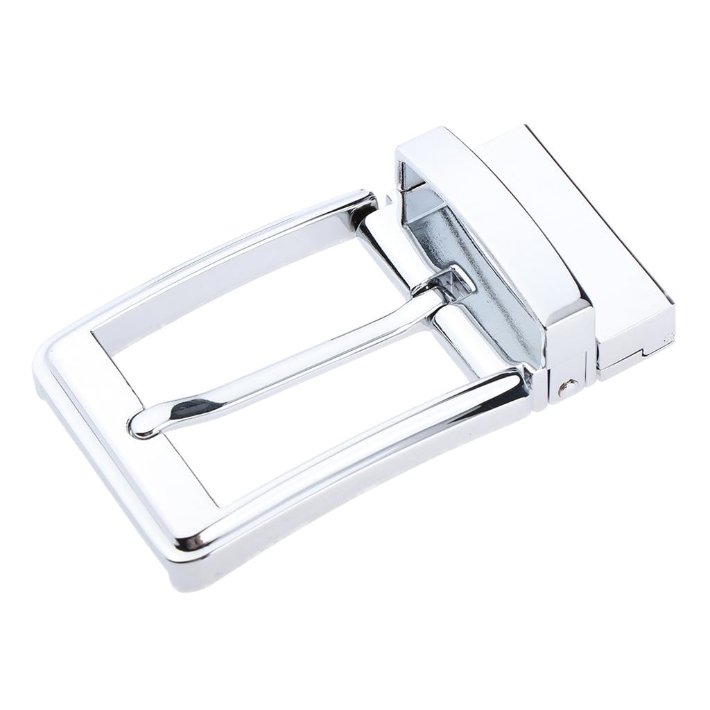 Mens Reversible Single Prong Rectangle Belt Buckles Alloy Pin Buckle ...