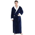 Mens Robe: AMITOFO Cozy Warm Soft Plush Fleece Robes for Men Long ...