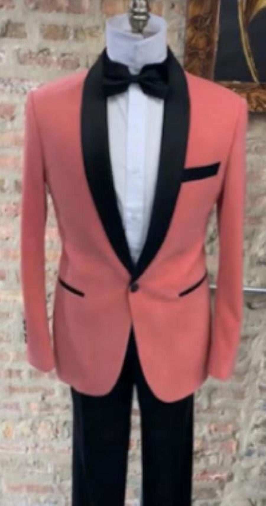Mens "Rose Gold - Pink" Velvet Tuxedo Suit - Blazer - Velvet Sport Coat ...