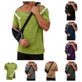 Mens Rotator Cuff Post Shoulder Surgery Recovery Shirt, Full Open Side ...